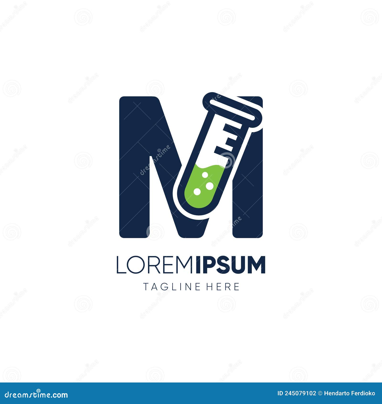 Letter M Chemistry Logo Design Vector Icon Graphic Stock Vector ...