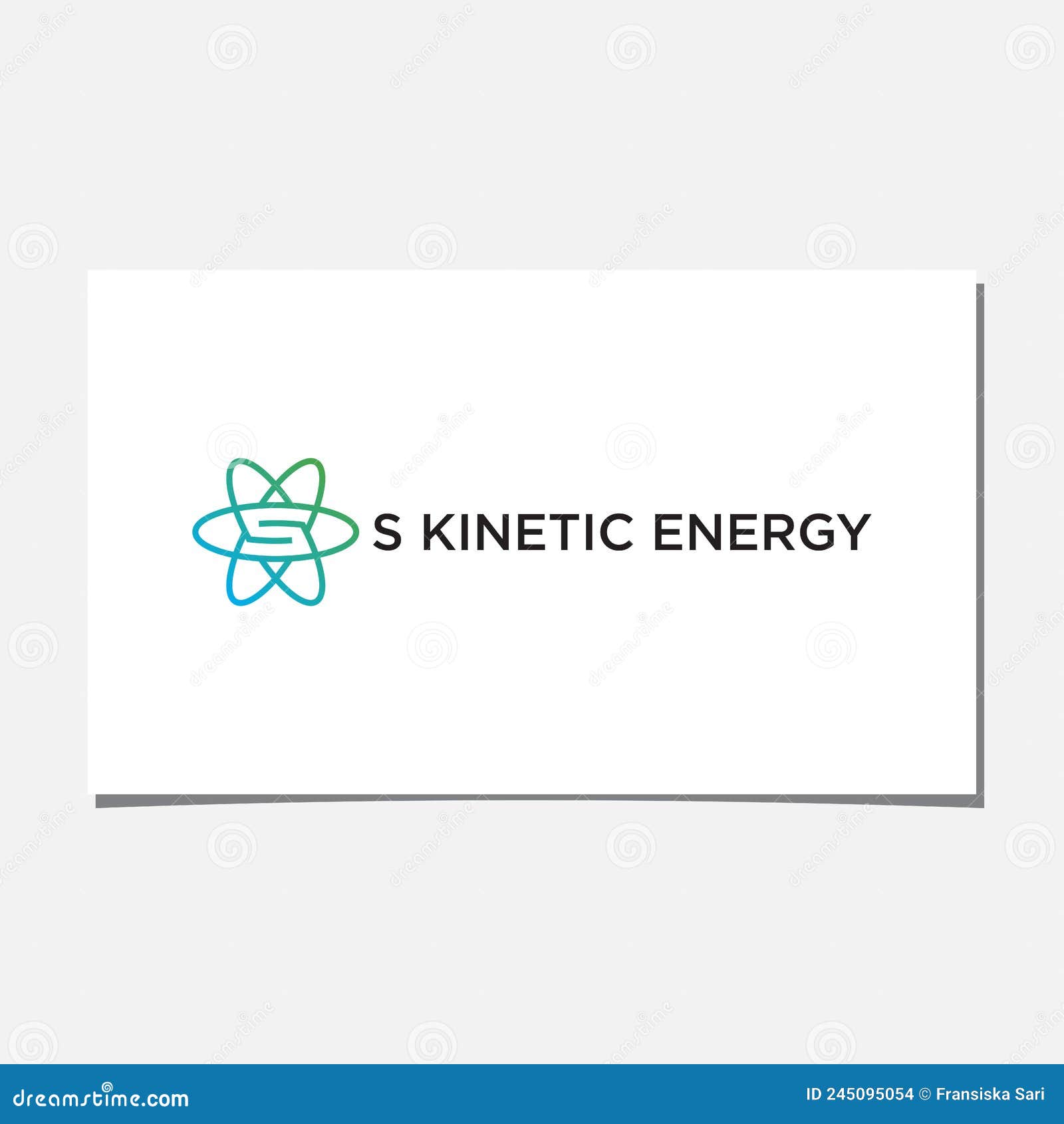 S KINETIC ENERGY LOGO stock vector. Illustration of balance - 245095054