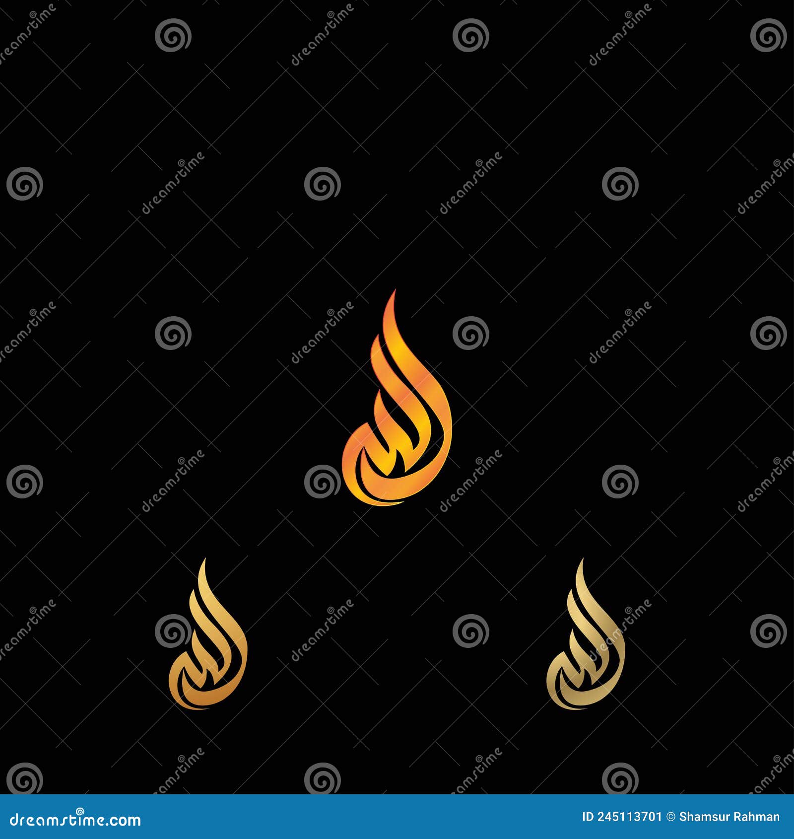 Islamic Calligraphy Name Of Allah And Name Of Prophet Muhamad Vector ...