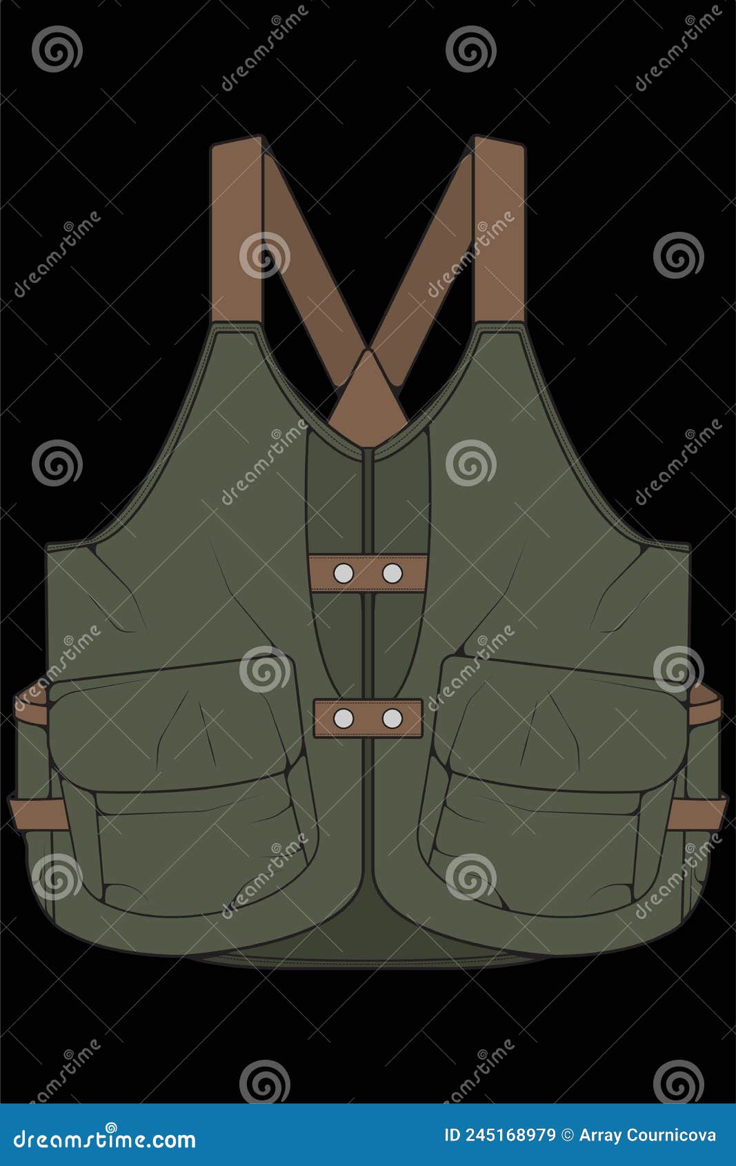 Chest Vest Bag Outline Drawing Vector, Chest Vest Bag In A Sketch Style ...