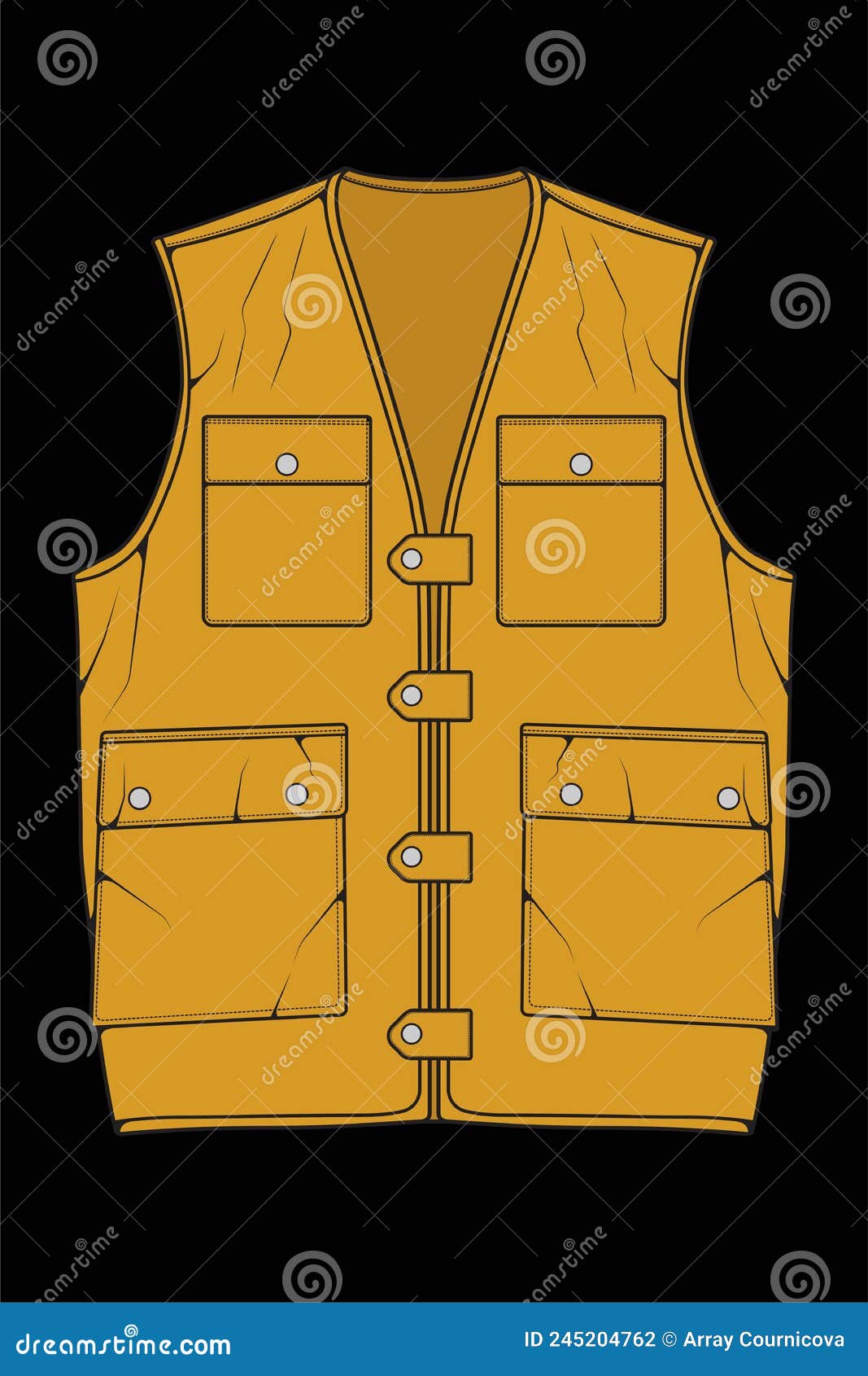 Chest Vest Bag Outline Drawing Vector, Chest Vest Bag In A Sketch Style ...