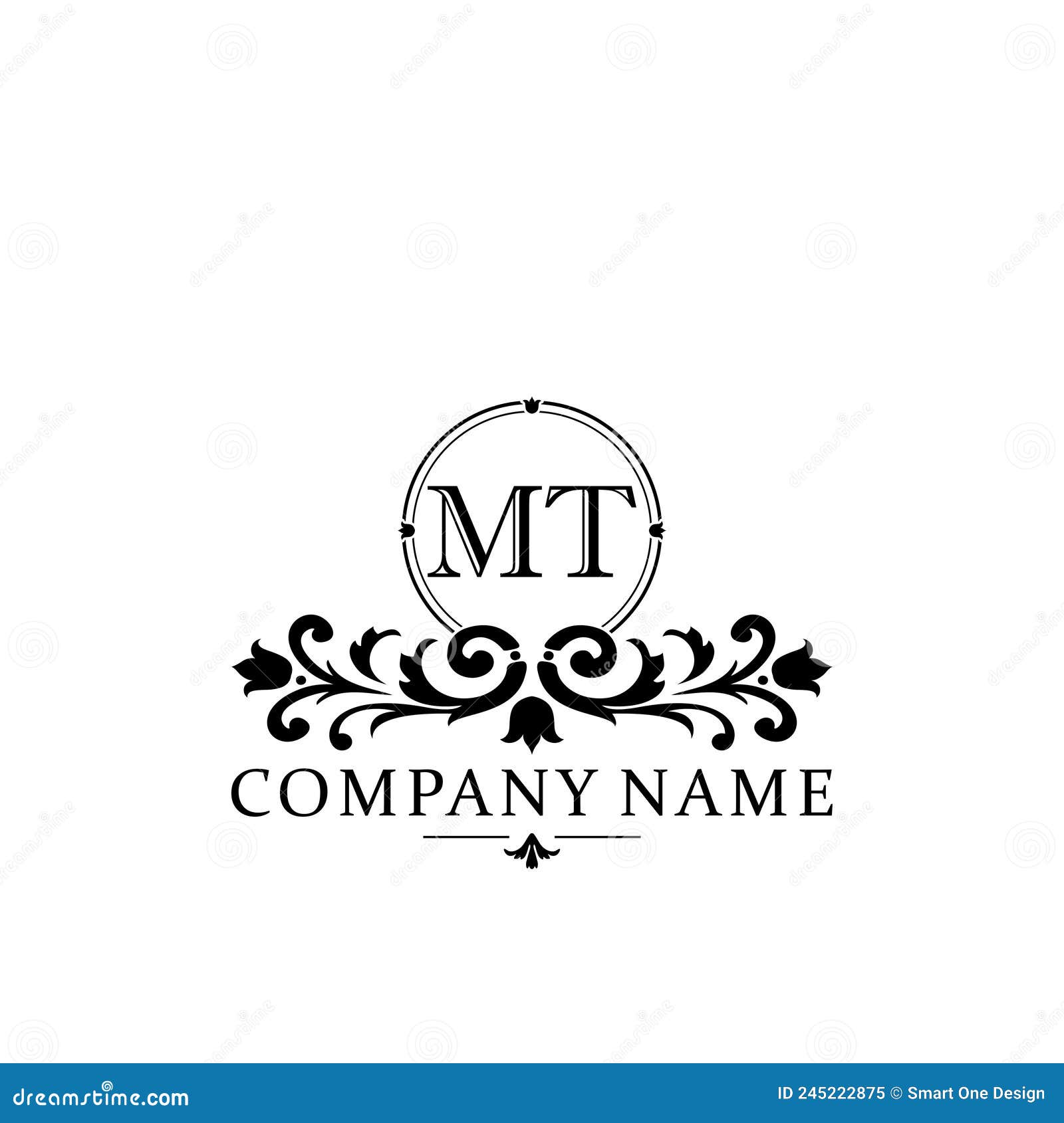 Letter Initial MT with Luxury Template. Luxury Gold Vector Logo Design ...