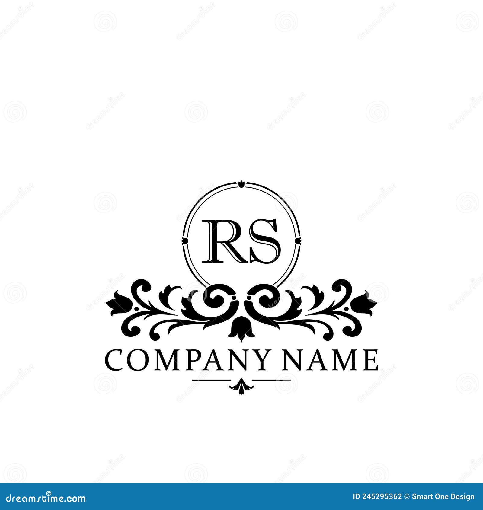Letter Initial RS with Luxury Template. Luxury Gold Vector Logo Design ...