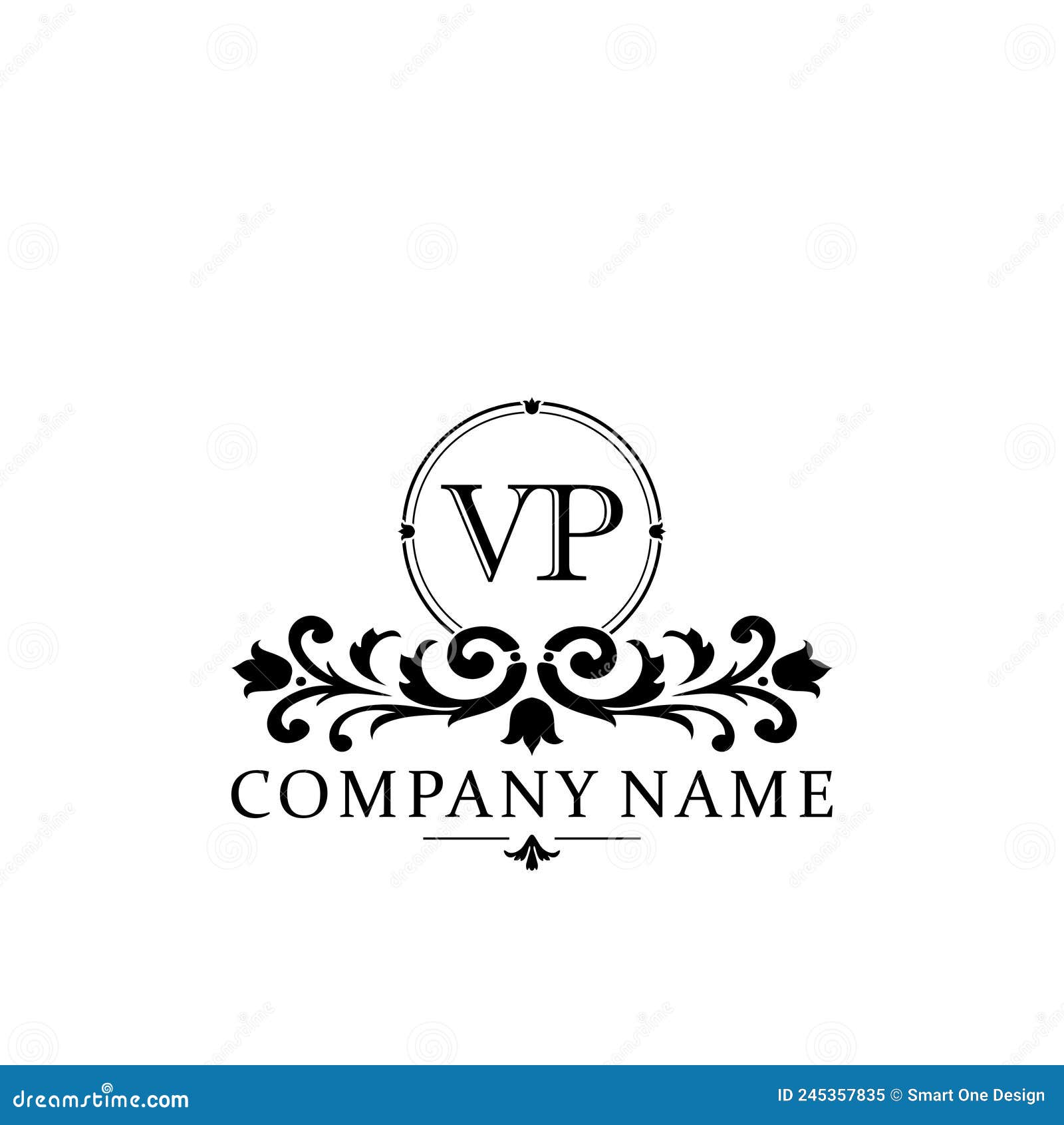 Letter Initial VP with Luxury Template. Luxury Gold Vector Logo Design ...