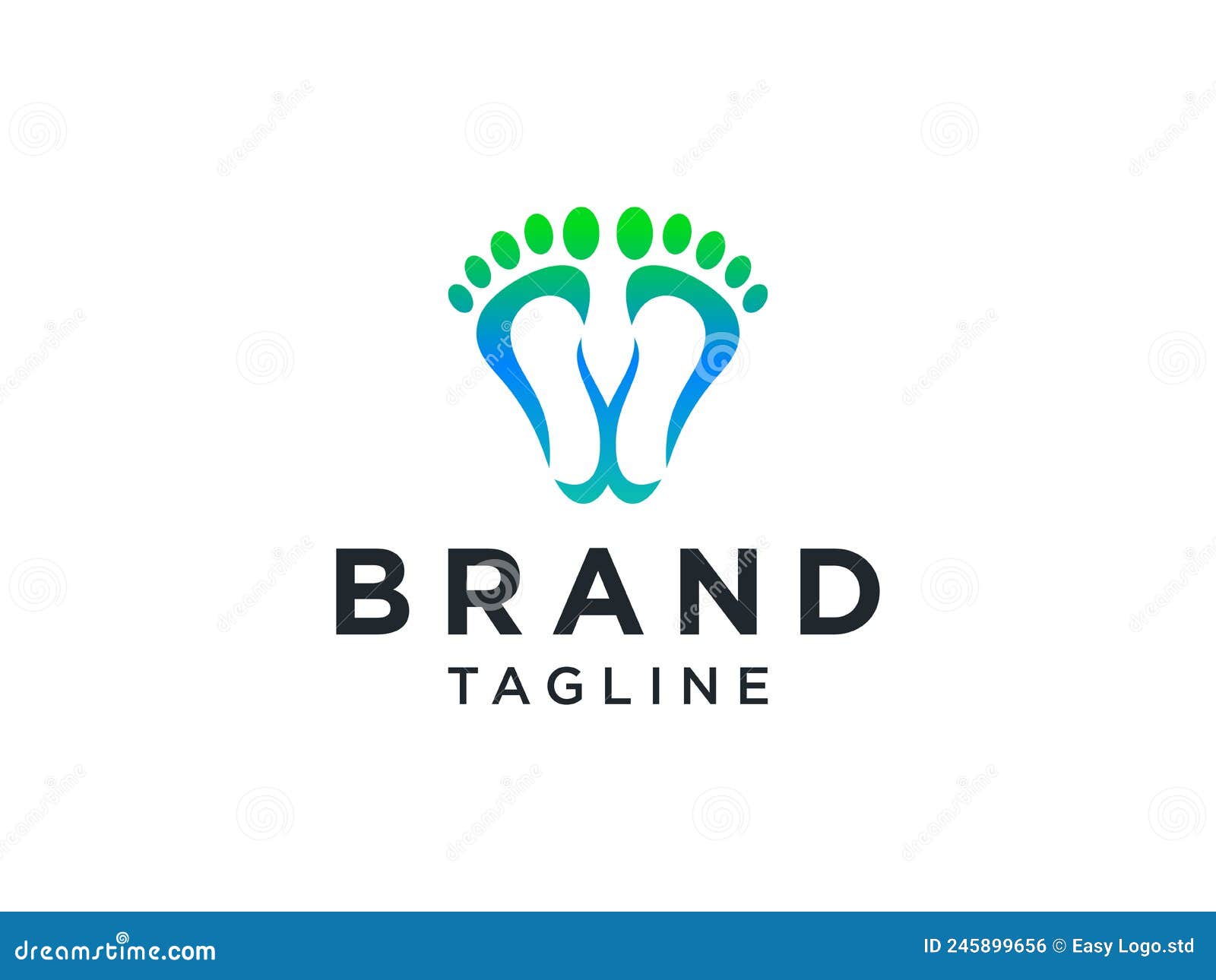Logo Footprint Step Logotype Lettering, Abstract S Letter Symbol, Text ...