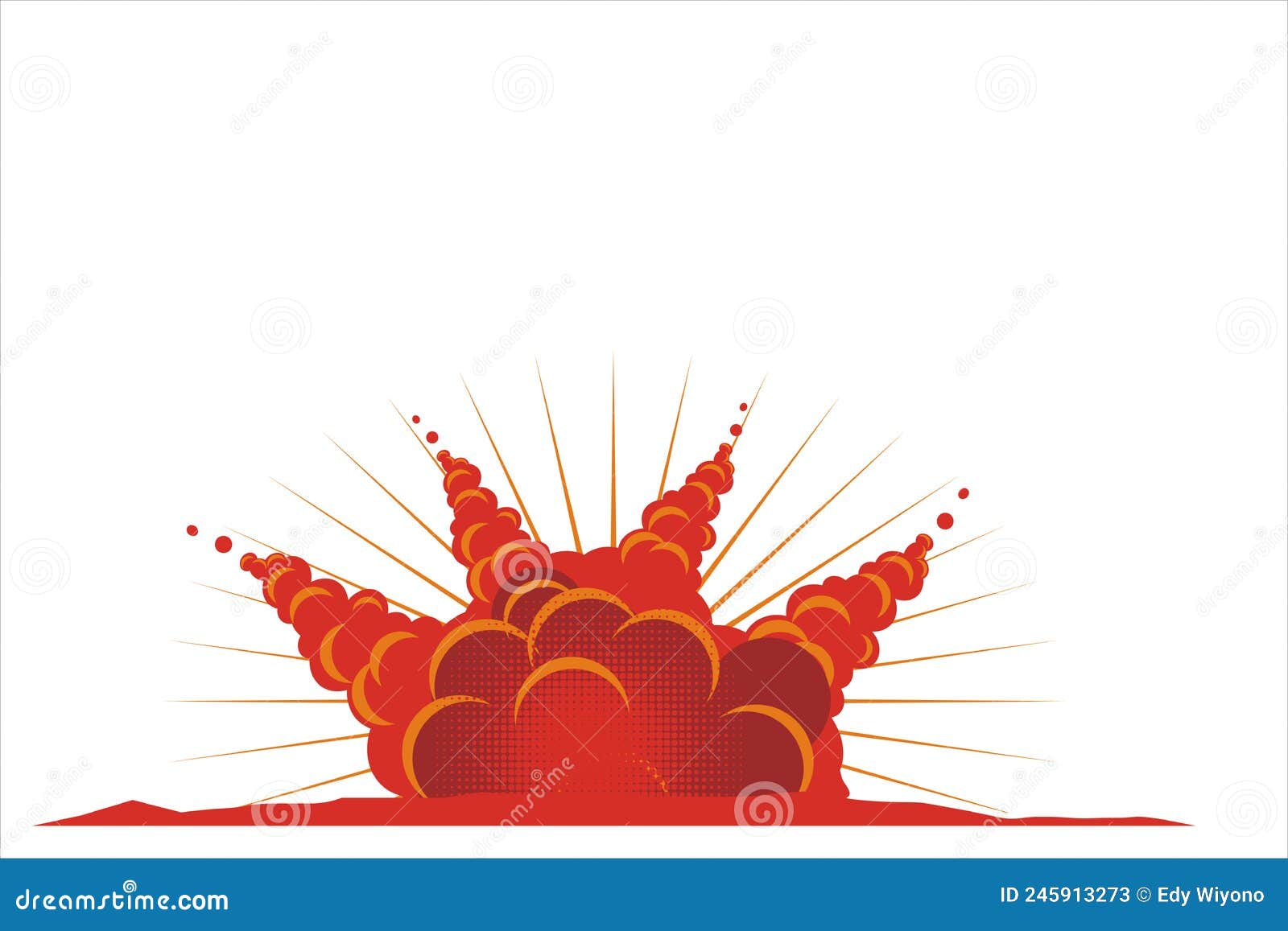 Explosion Bubbles Cartoon Vector | CartoonDealer.com #35121411