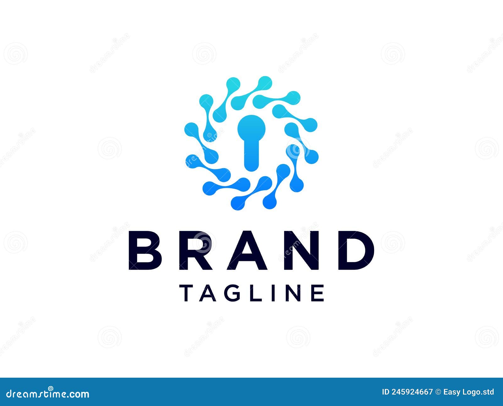 Abstract Lock Symbol, Key Hole Logo Template, Keyhole Icon Design ...