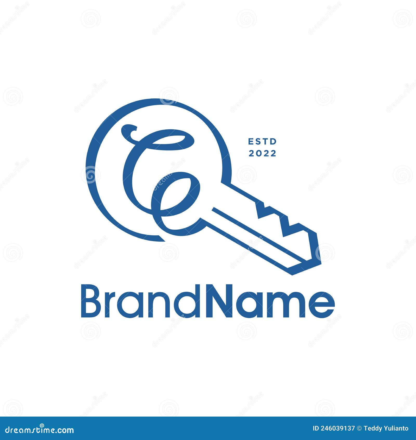 Initial G Abstract Key Logo Stock Vector - Illustration of isolated ...