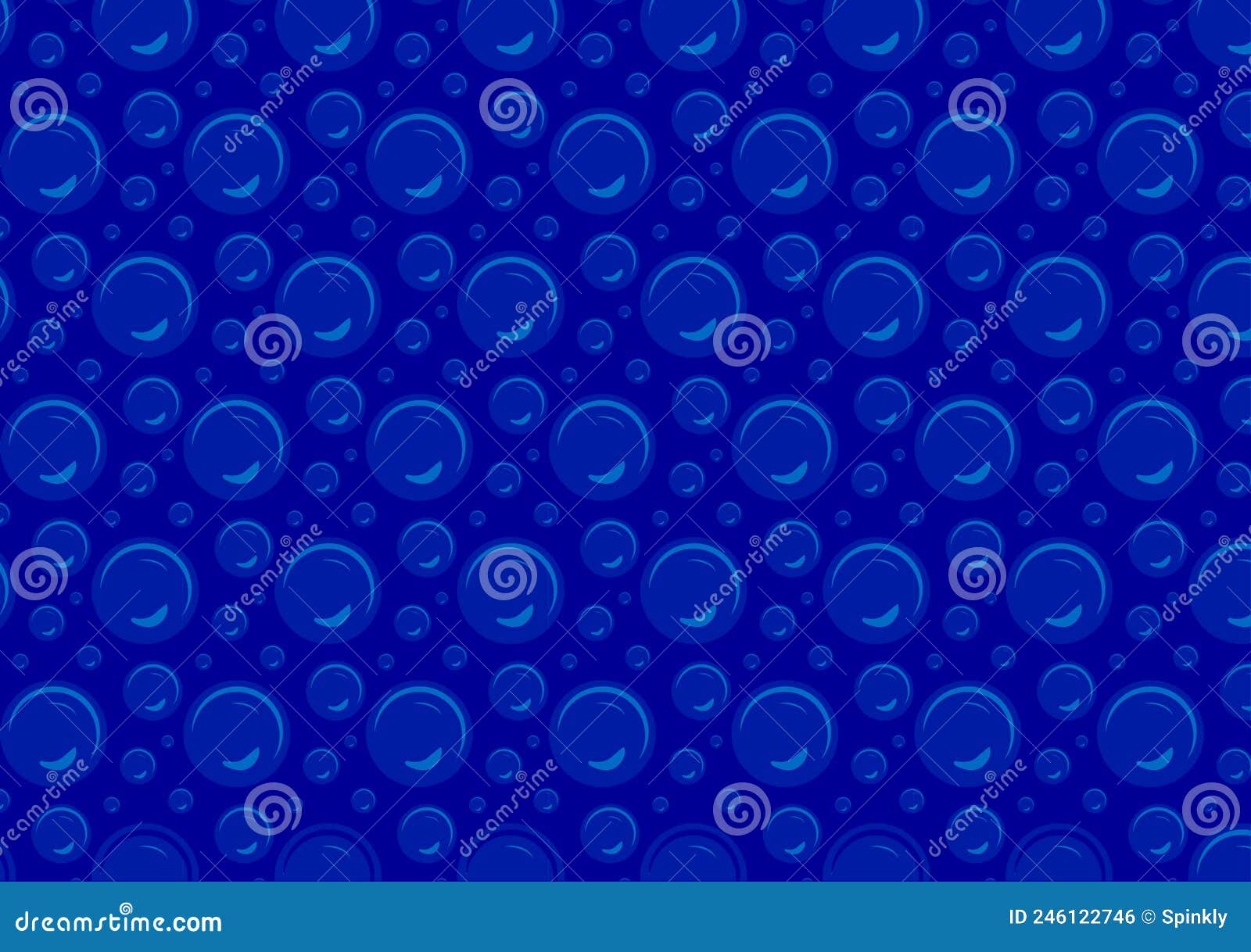 Seamless Bubbles Pattern Background for Wallpaper Stock Illustration ...
