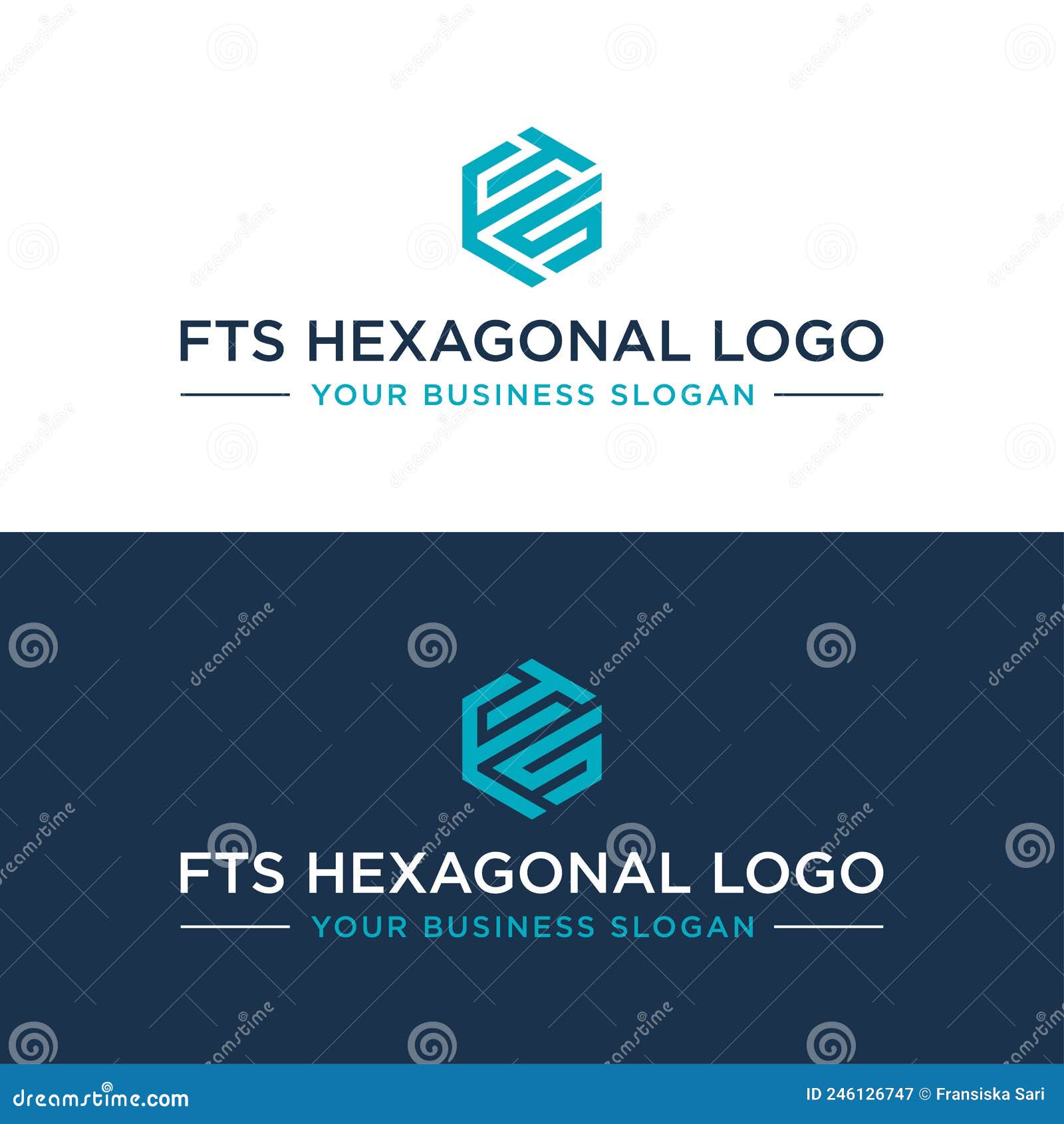 FTS LOGO DESIGN stock vector. Illustration of corporate - 246126747