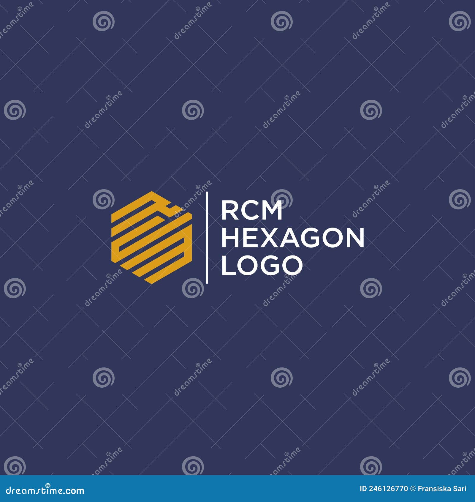 RCM LOGO DESIGN stock vector. Illustration of brand - 246126770