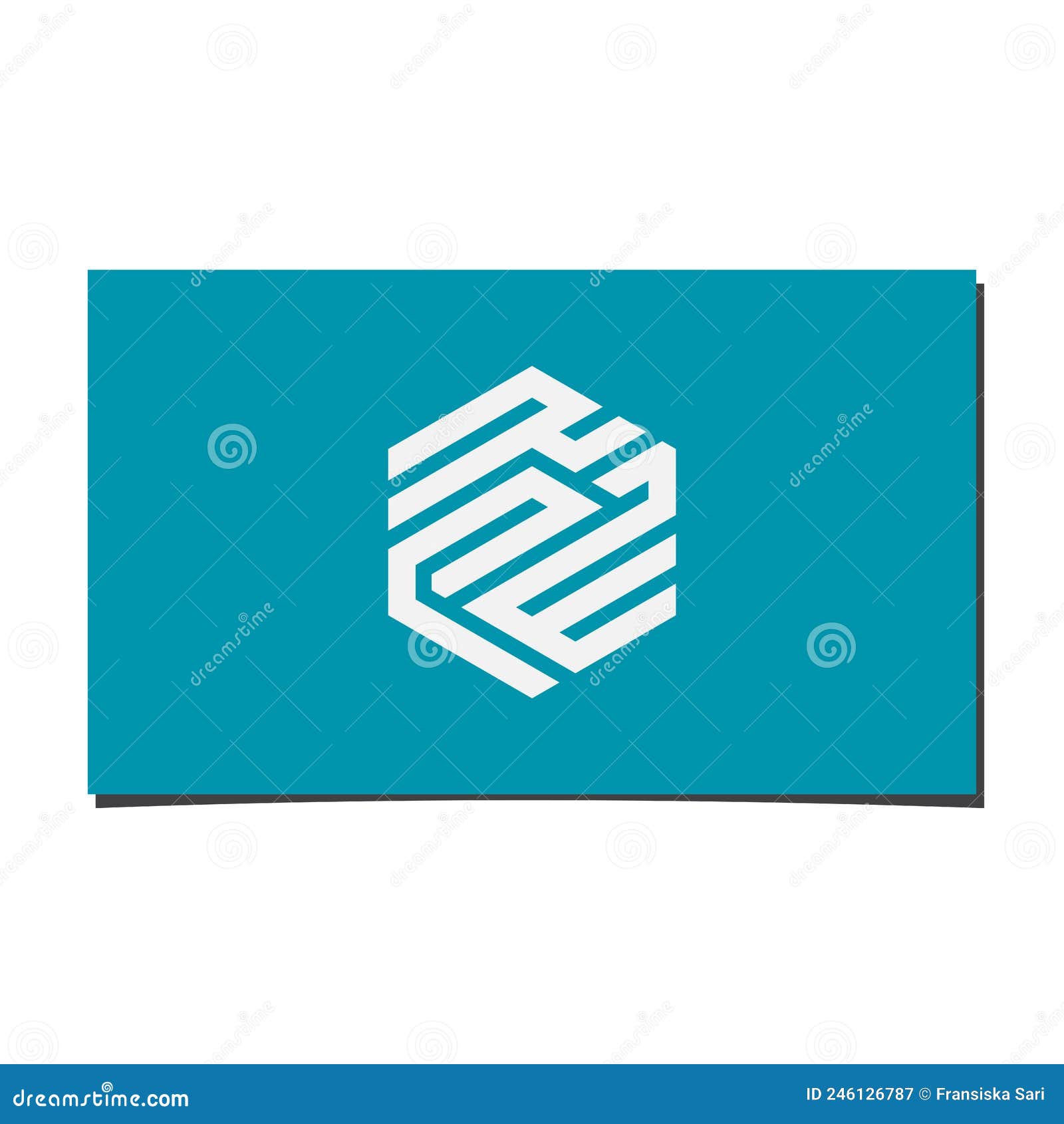 RPE LOGO stock vector. Illustration of identity, hexagonal - 246126787