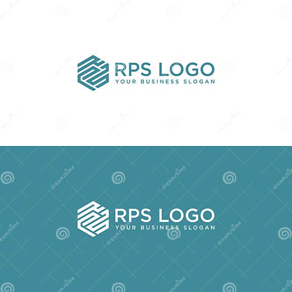 RPS LOGO stock vector. Illustration of polygonal, hexagonal - 246126793