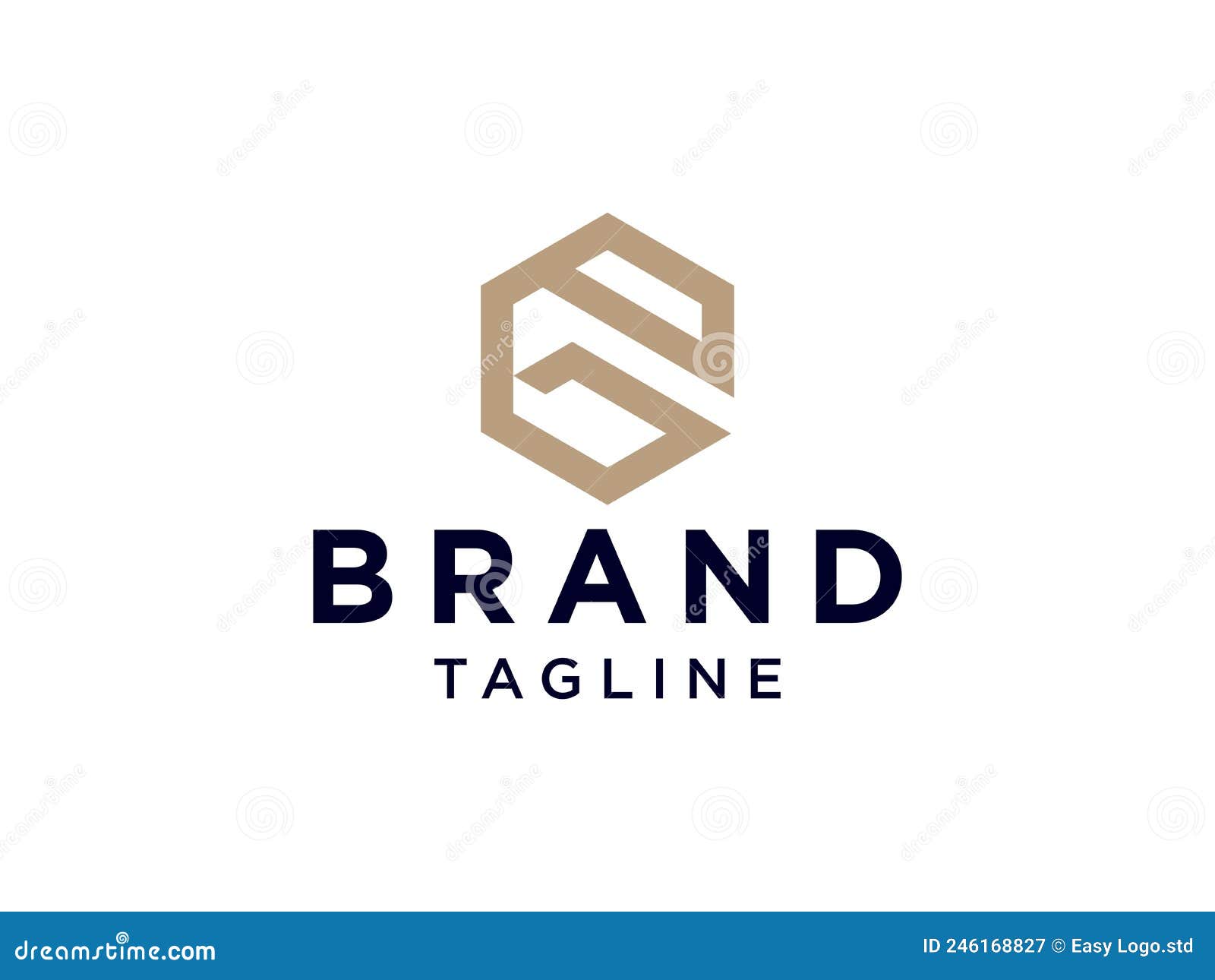 Gold Initial Letter G Line Logo Isolated on White Background. Flat ...