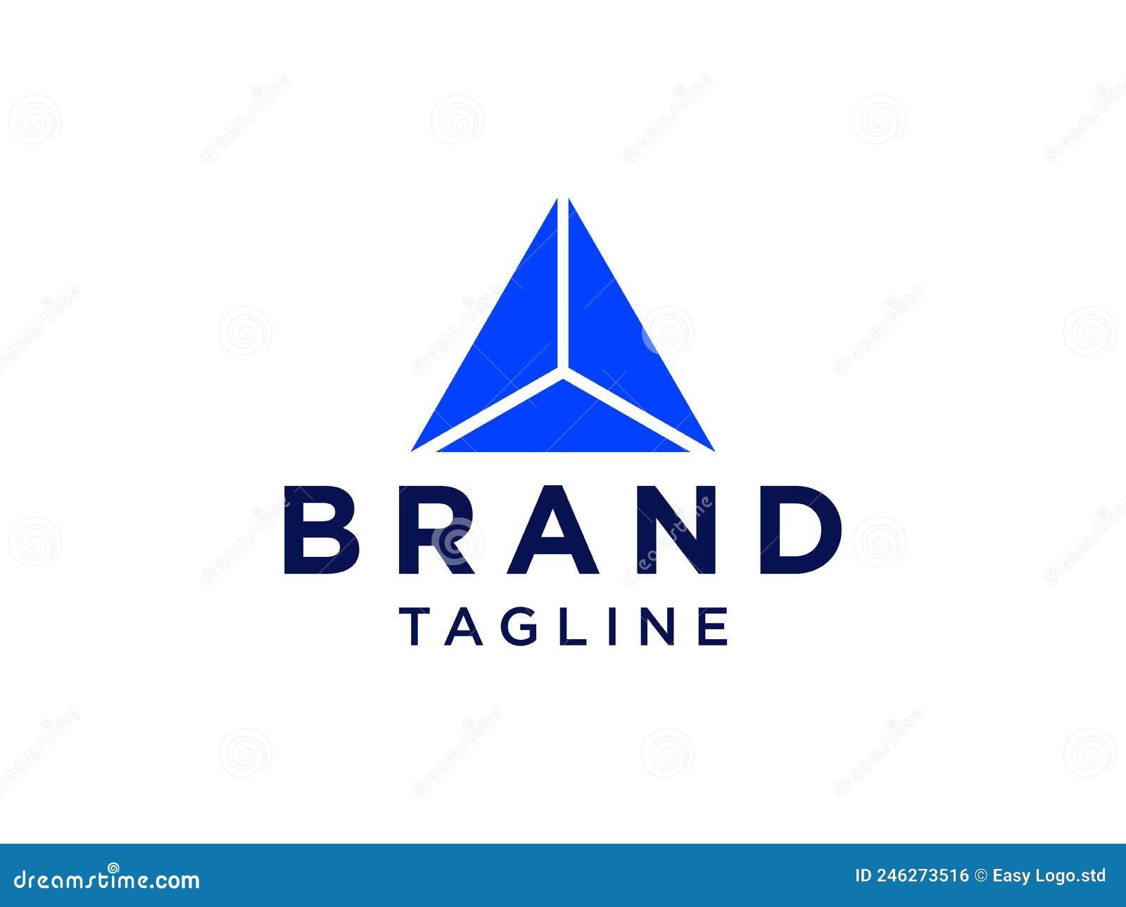 Abstract Triangle Arrow Star Logo. Flat Vector Business Logo Design ...