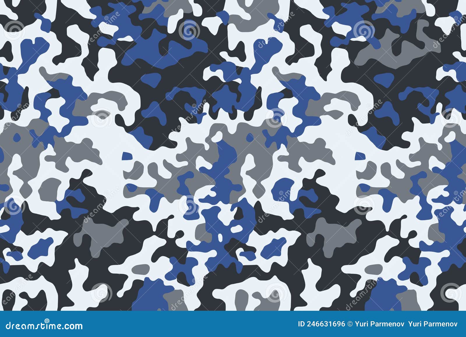 Classic Blue-gray Camo Texture. Urban Camouflage Print. Abstract ...