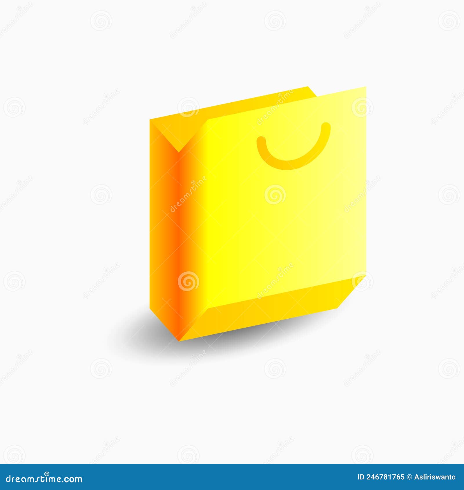 Gold Bag 3d Icon. for Logo, Icon, Symbol and Sign Stock Vector ...