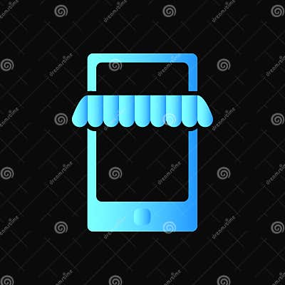 Smartphone Store Logo Concept. Gradient and Modern Logotype Stock ...