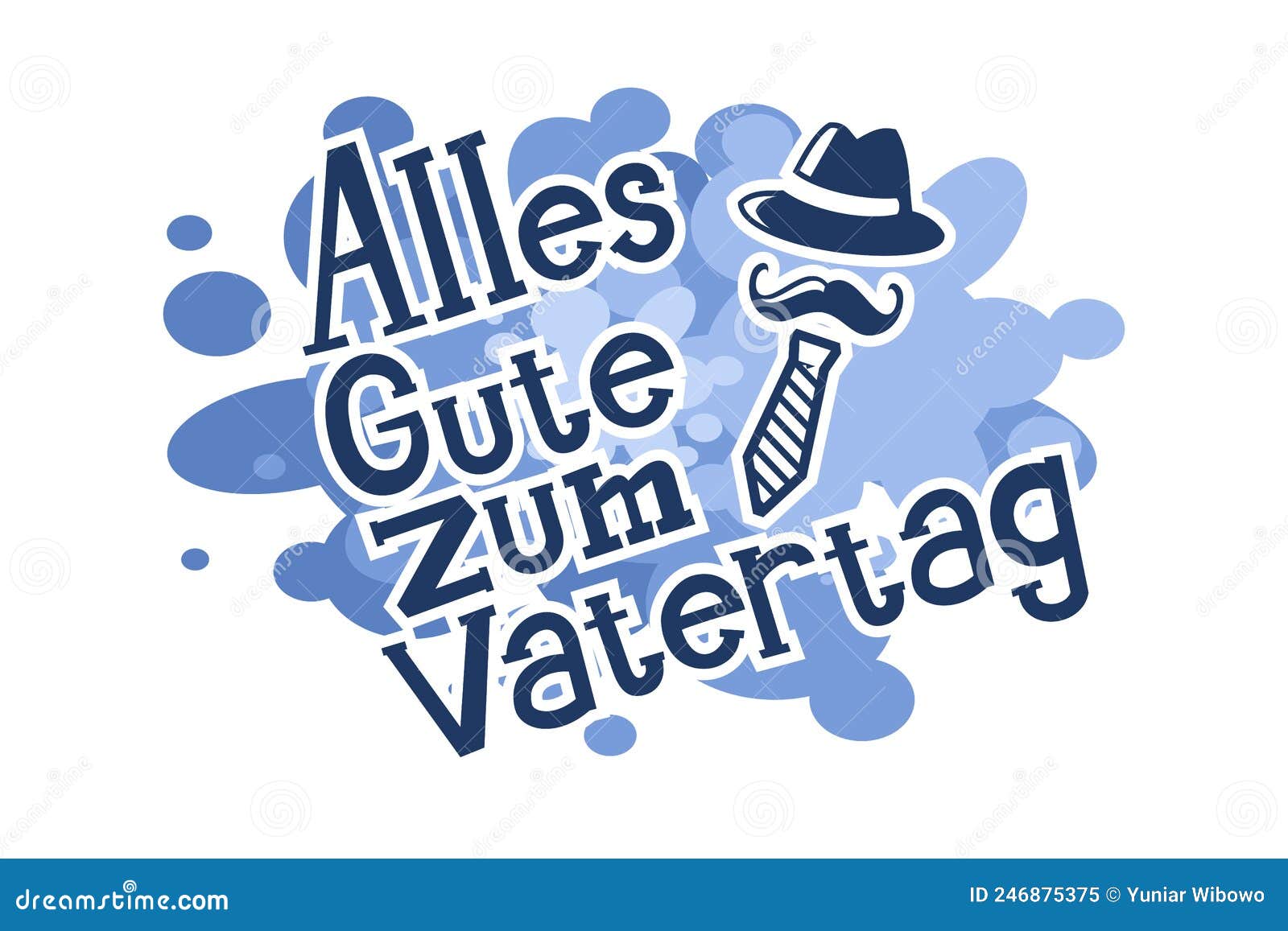 Translate: Happy Father`s Day. Happy Father`s Day of Germany Stock ...