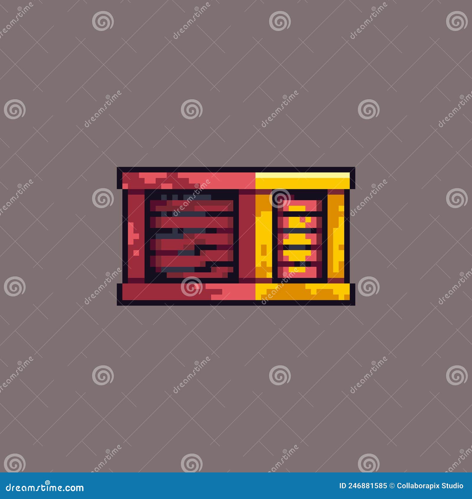 Wooden Storage Barrel, Churn, Bucket In Sketch Style. Farm Production ...