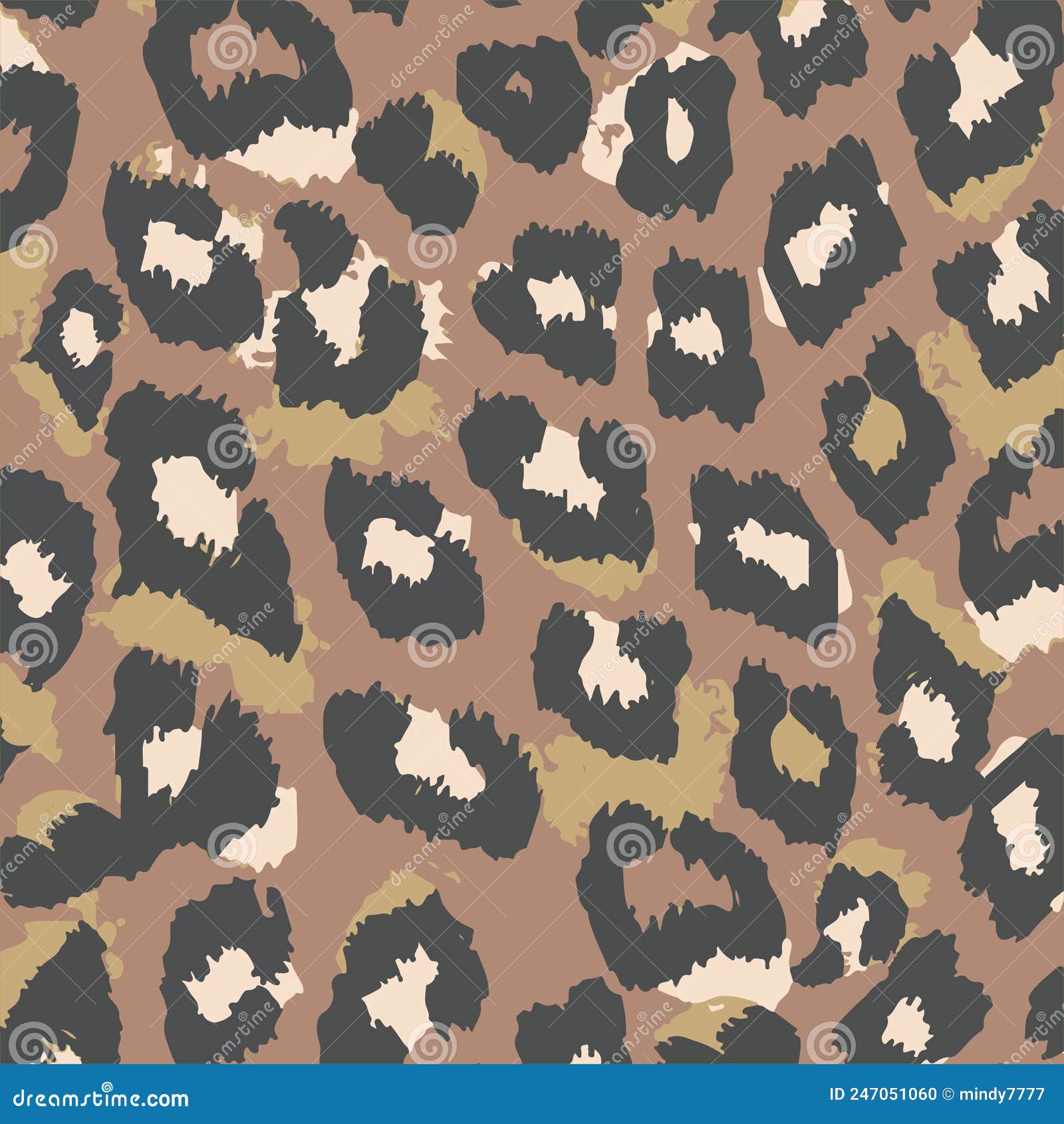 Leopard Print. Abstract Vector Seamless Pattern Stock Vector ...