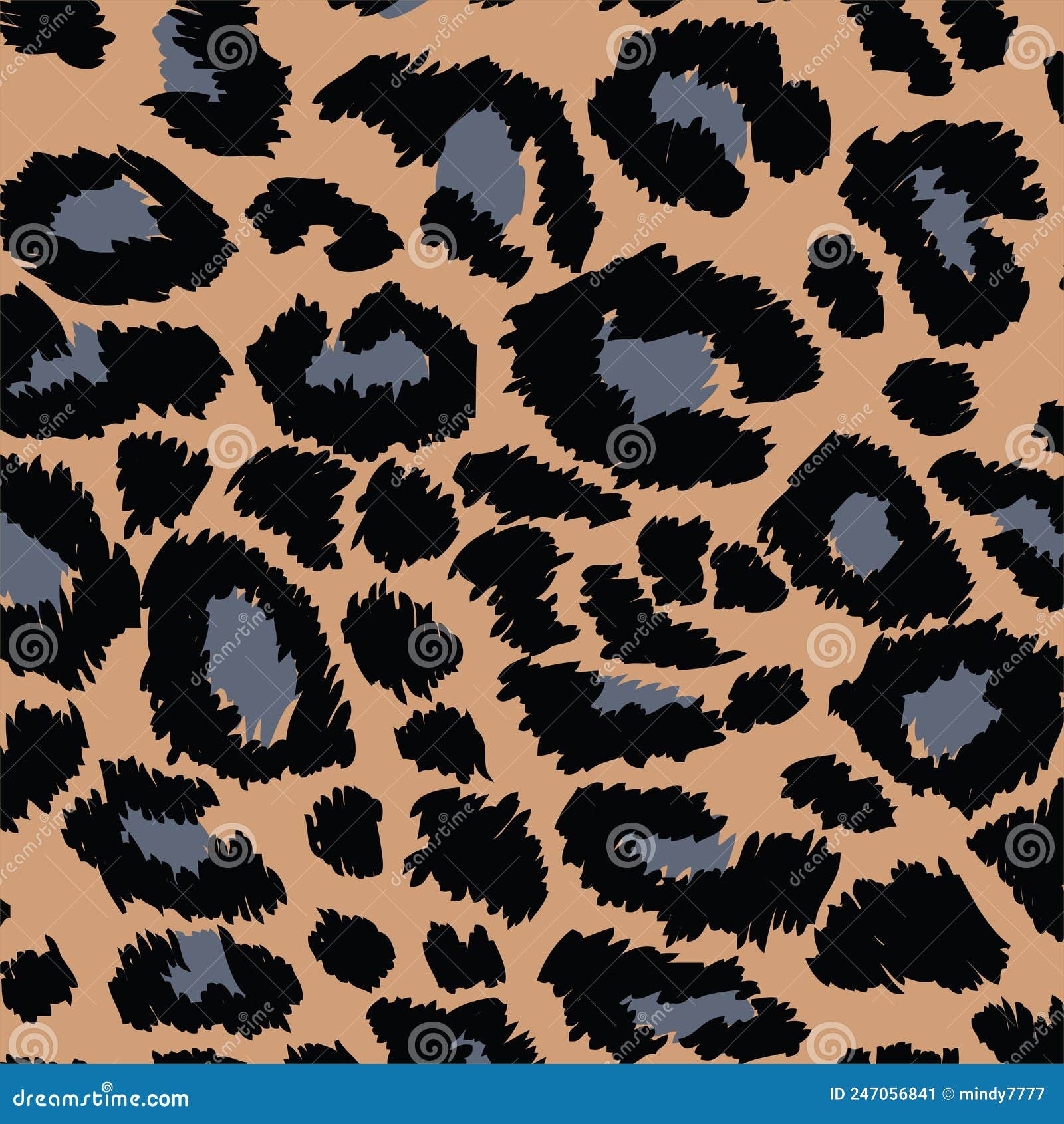 Leopard Print. Abstract Vector Seamless Pattern Stock Vector ...