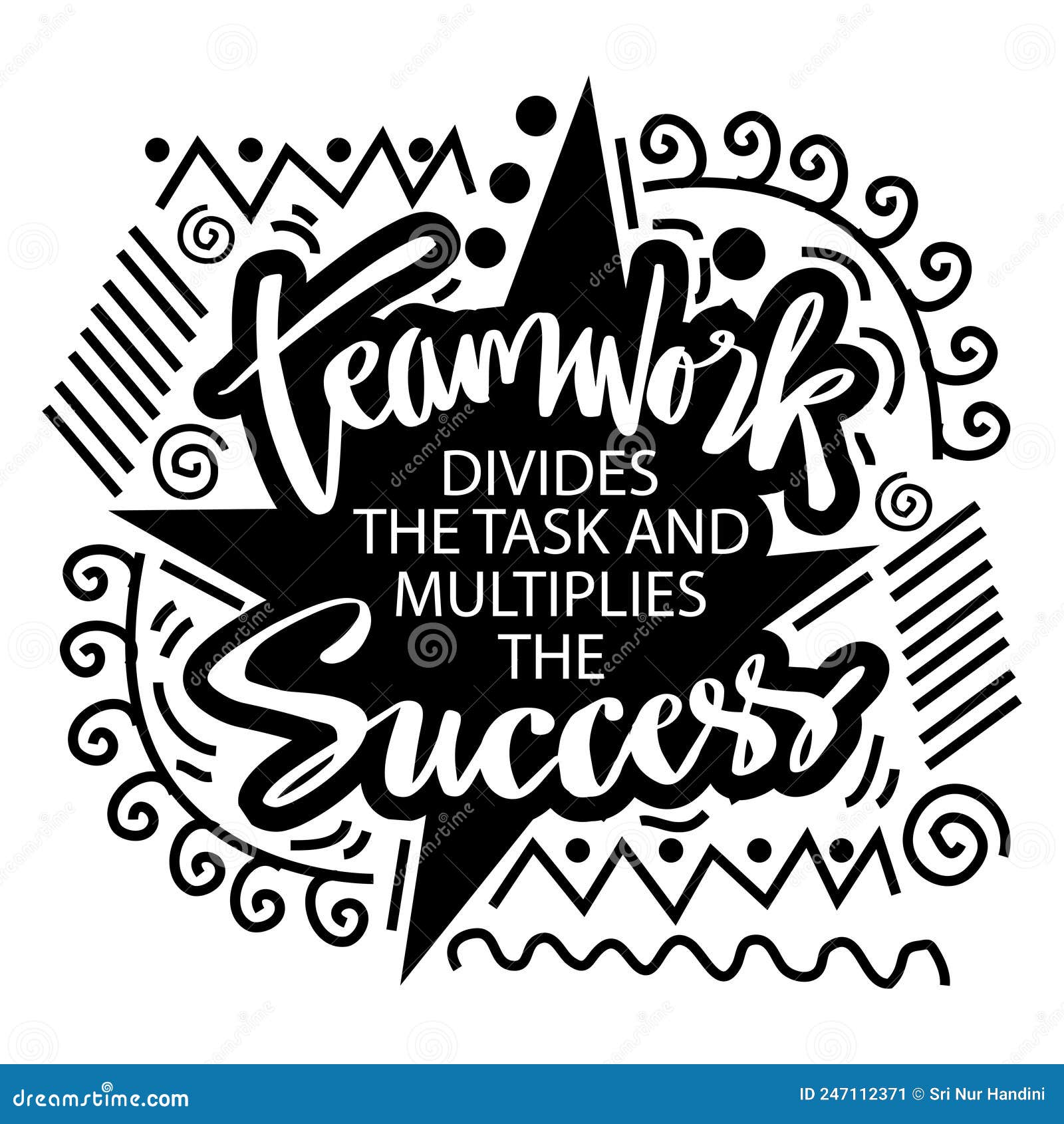 Teamwork Divides the Task and Multiplies the Success, Poster Quotes ...