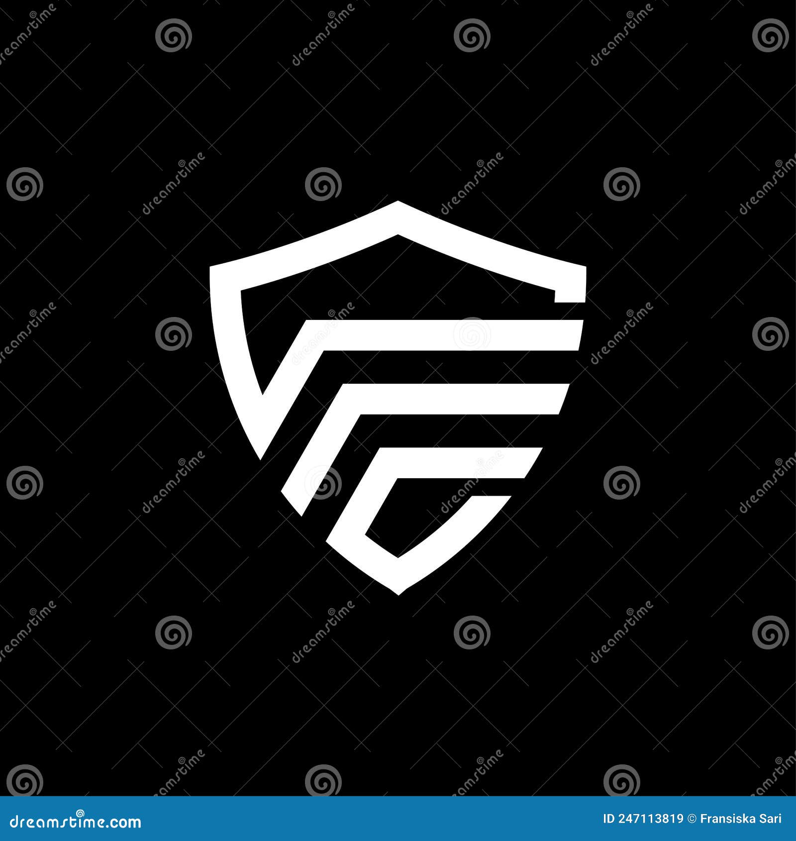 ME or EM SHIELD LOGO stock vector. Illustration of personal - 247113819