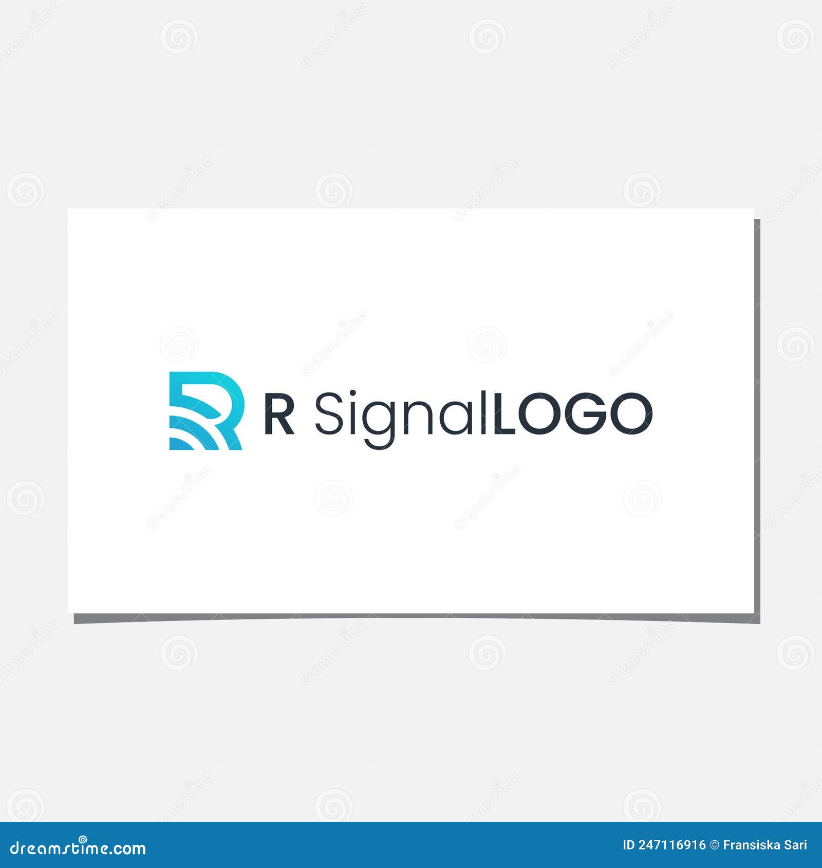 R SIGNAL LOGO stock vector. Illustration of internet - 247116916