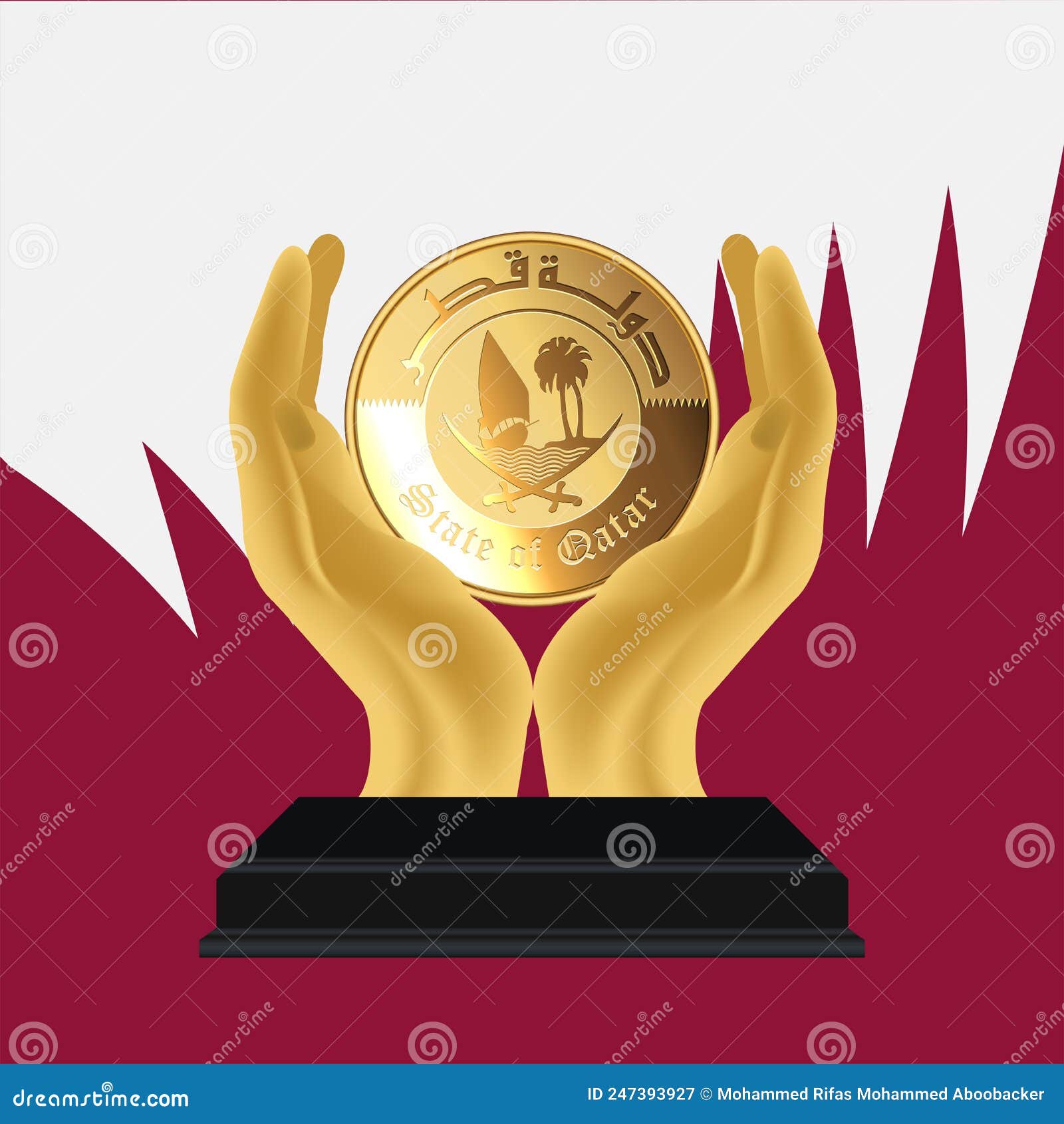 Hand Trophy Logo Design Stock Photography | CartoonDealer.com #170345972
