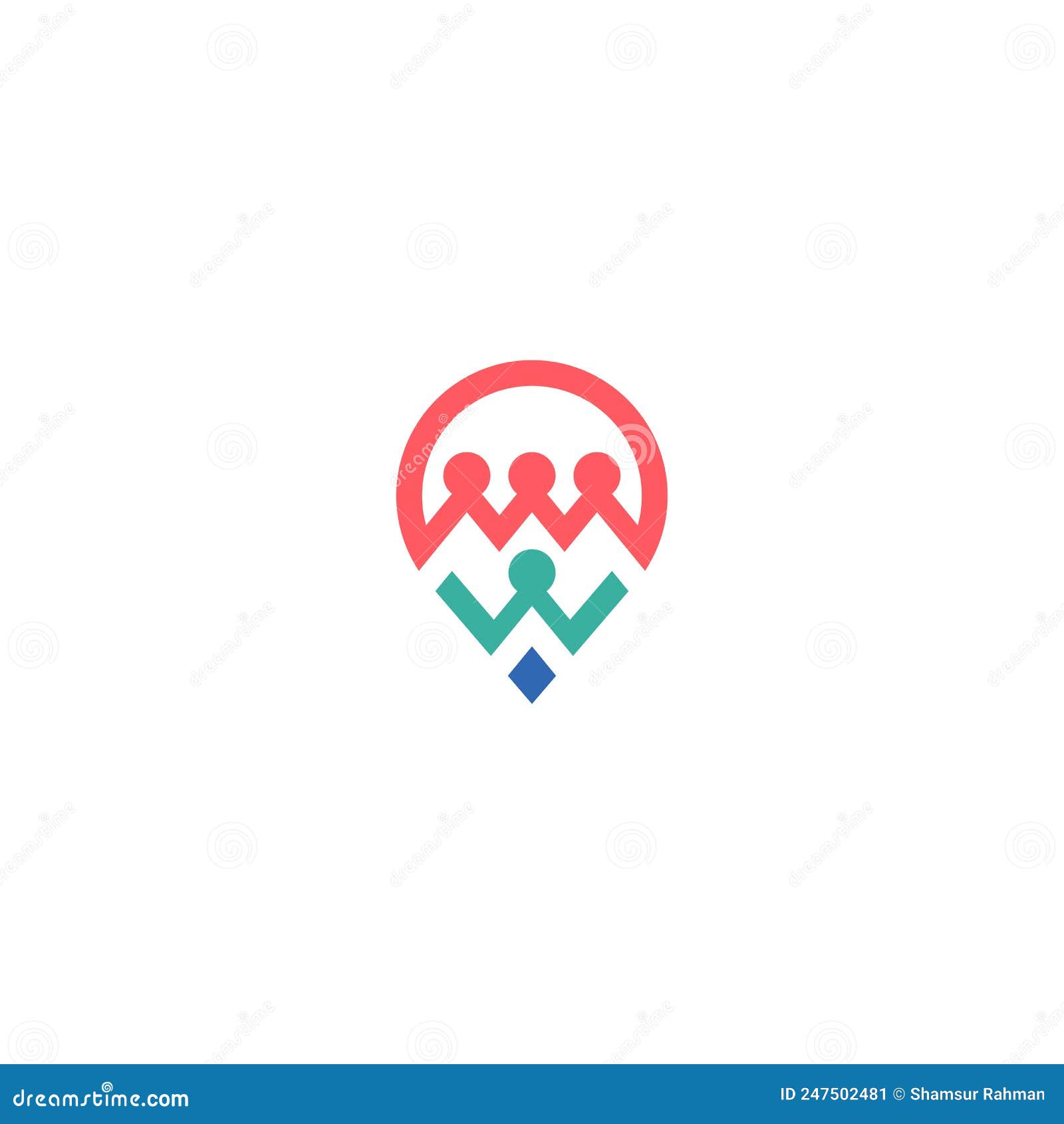 Group of People Gathering Logo Icon, Team in the House Logo Template ...