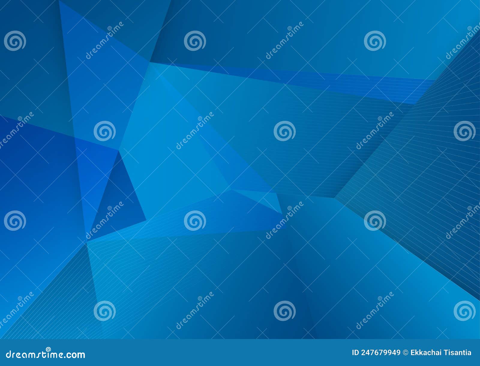 Abstract Blue Color Lines Background. Pattern Geometric Style. Space ...