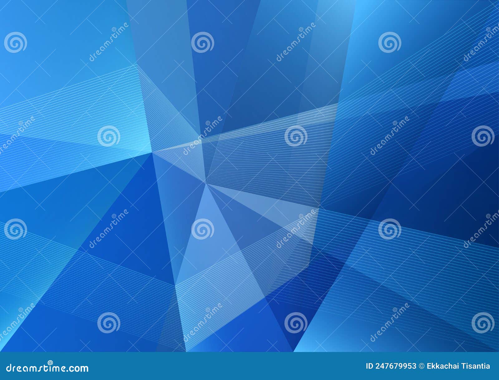 Abstract Blue Color Lines Background. Pattern Geometric Style. Space ...