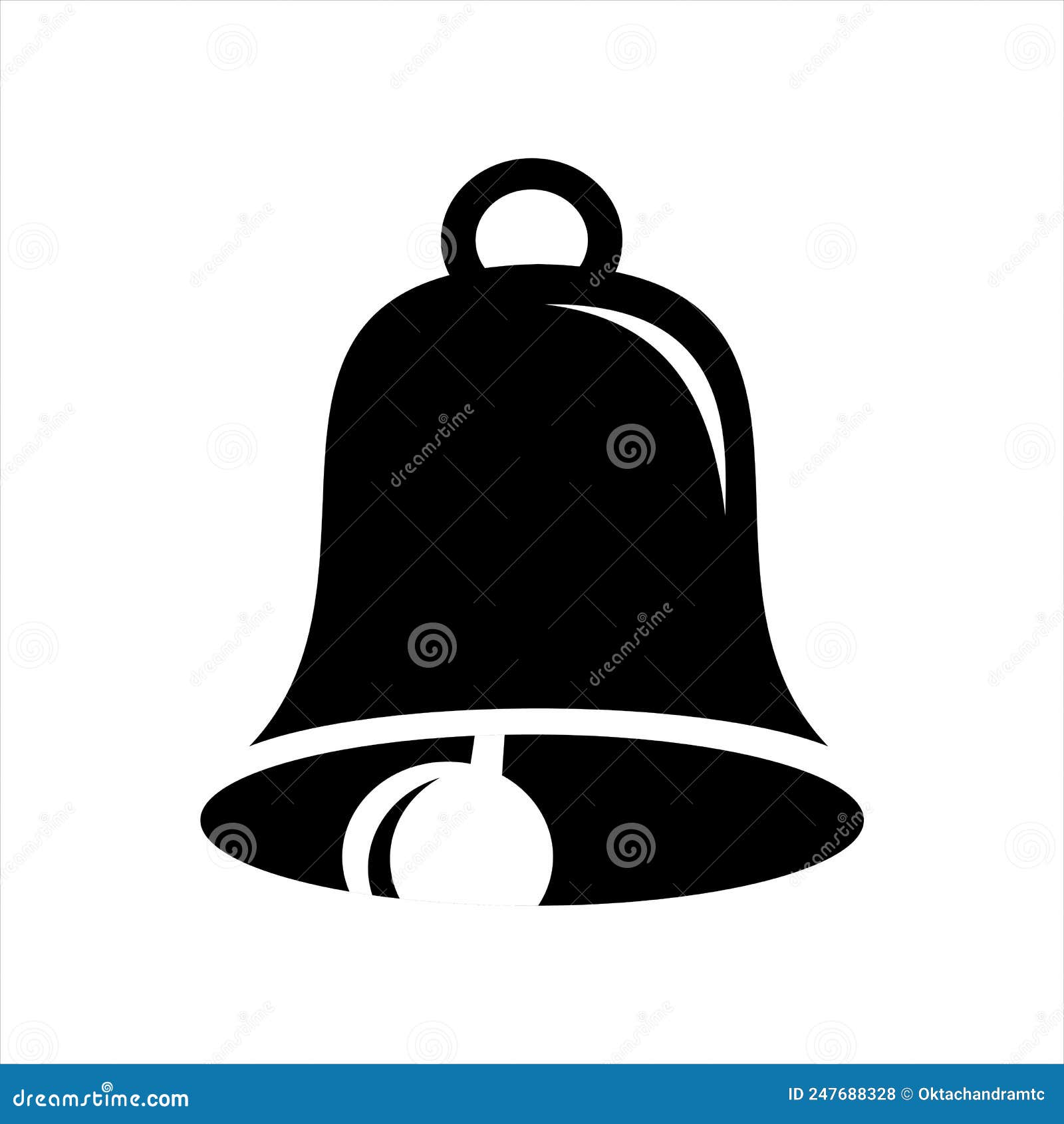 A Bell Design that Can Be Used As Inspiration in Making a Logo. Flat ...