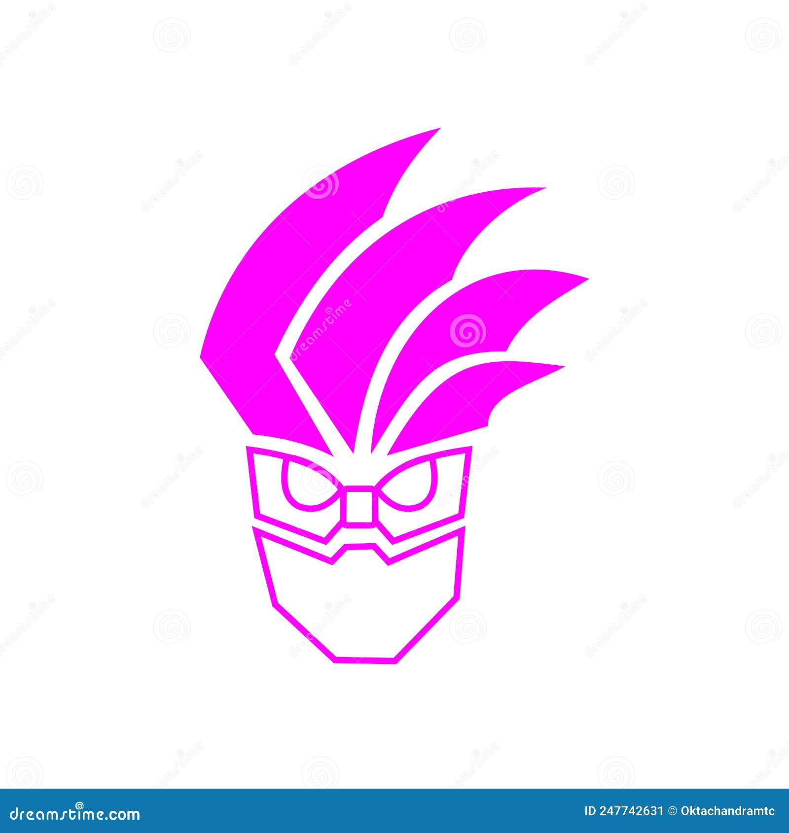 Kamen Rider Black RX Head Vector | CartoonDealer.com #242326717