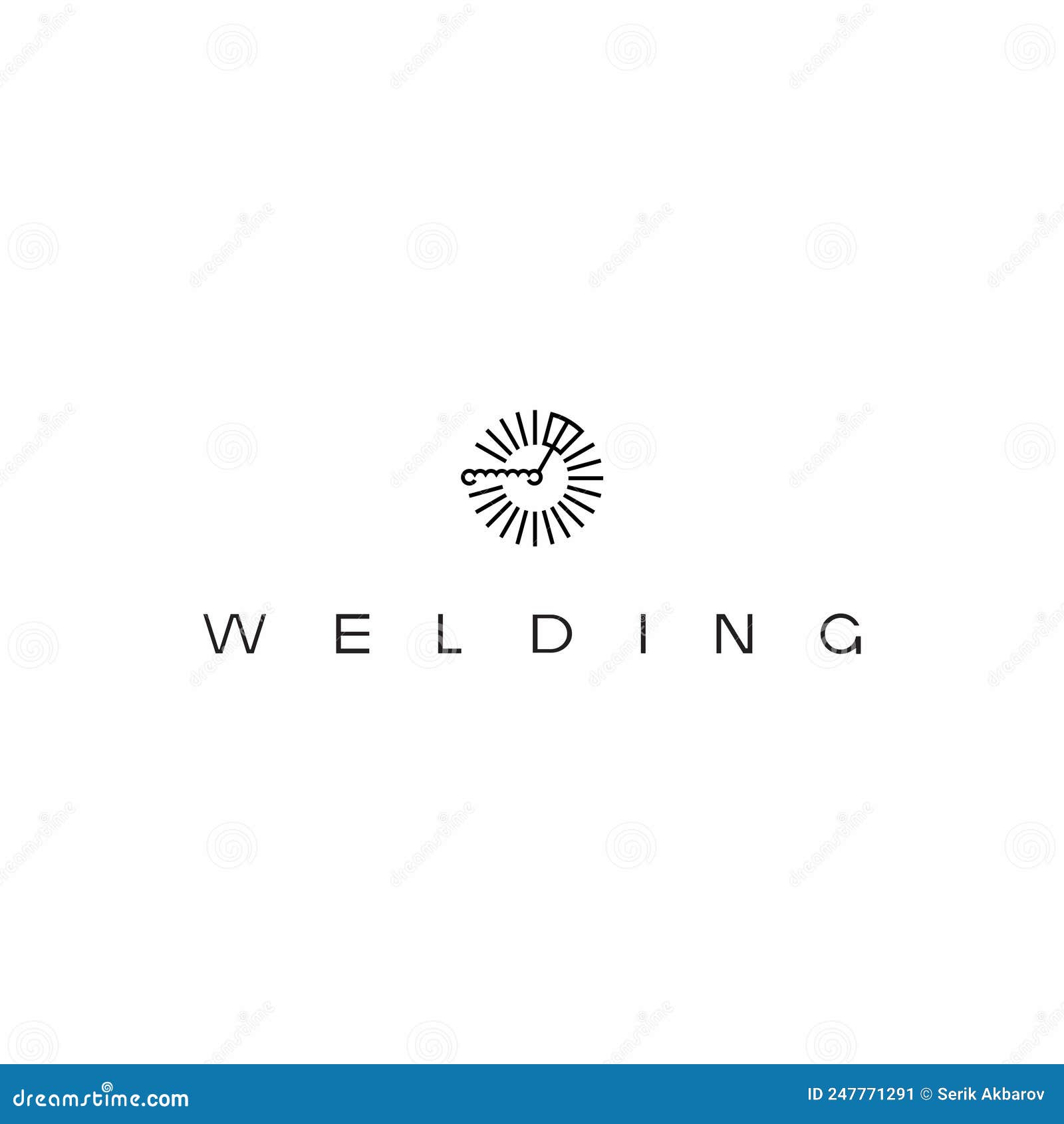 Illustration Consisting of the Image of the Weld Bead Stock Vector ...
