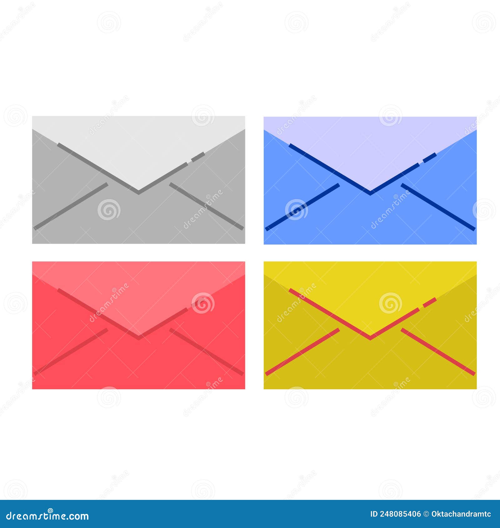 Basic Envelope 2.5x3 Inch Dieline Template And 3D Envelope Editable ...