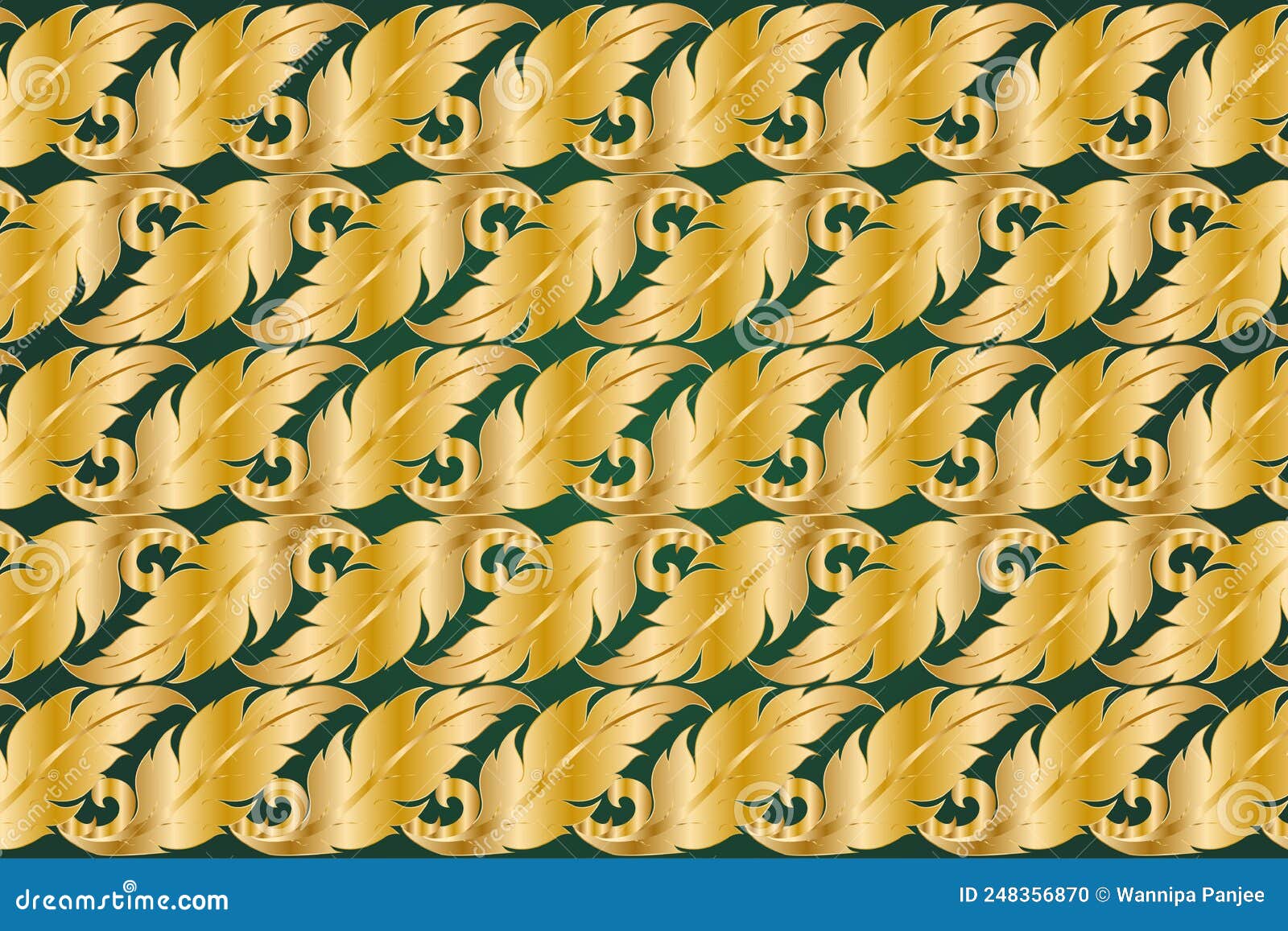 Gold Pattern. stock vector. Illustration of design, decoration - 248356870
