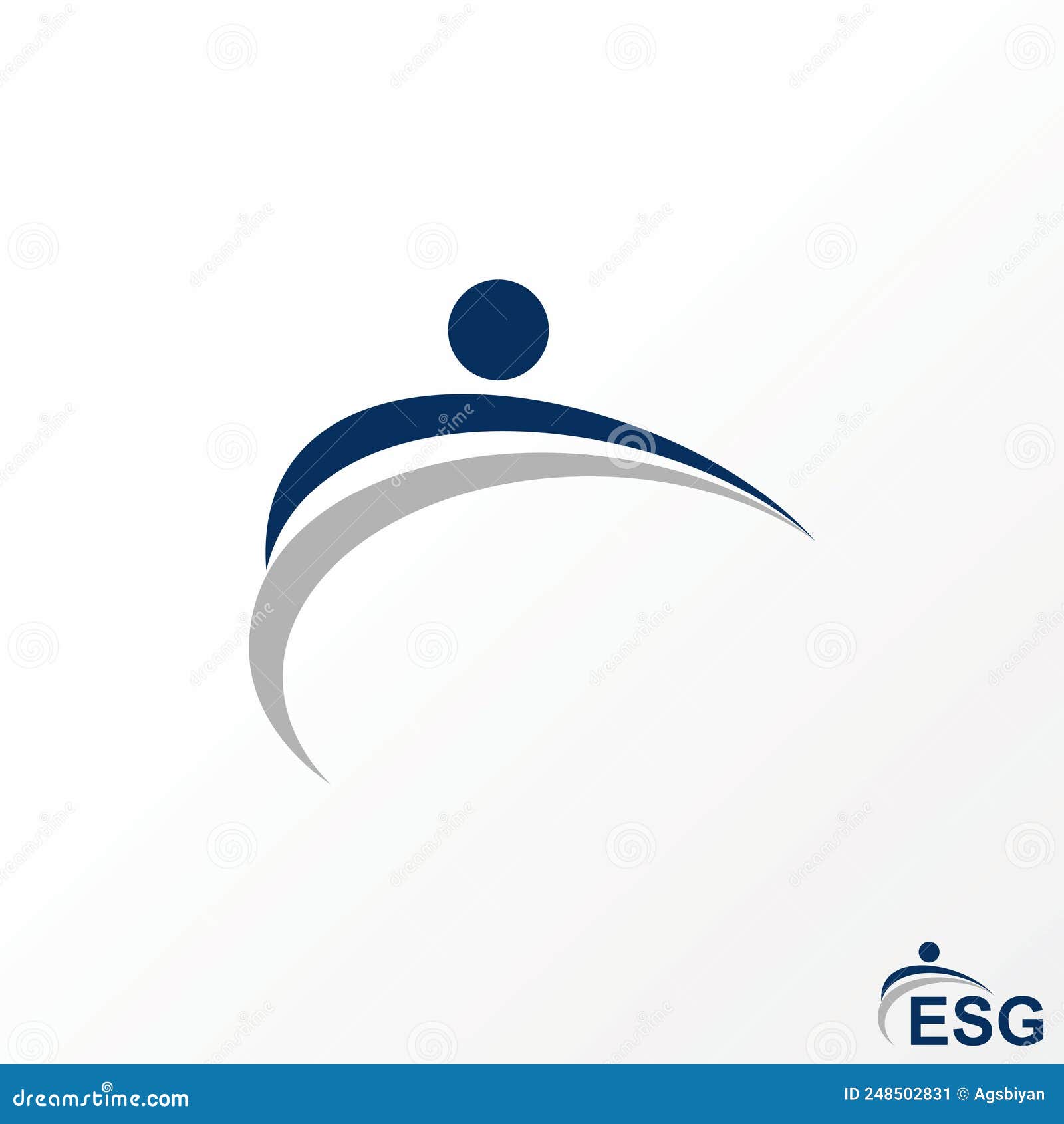 Simple but Unique Two Shape Like Human or Body Movement Image Graphic ...