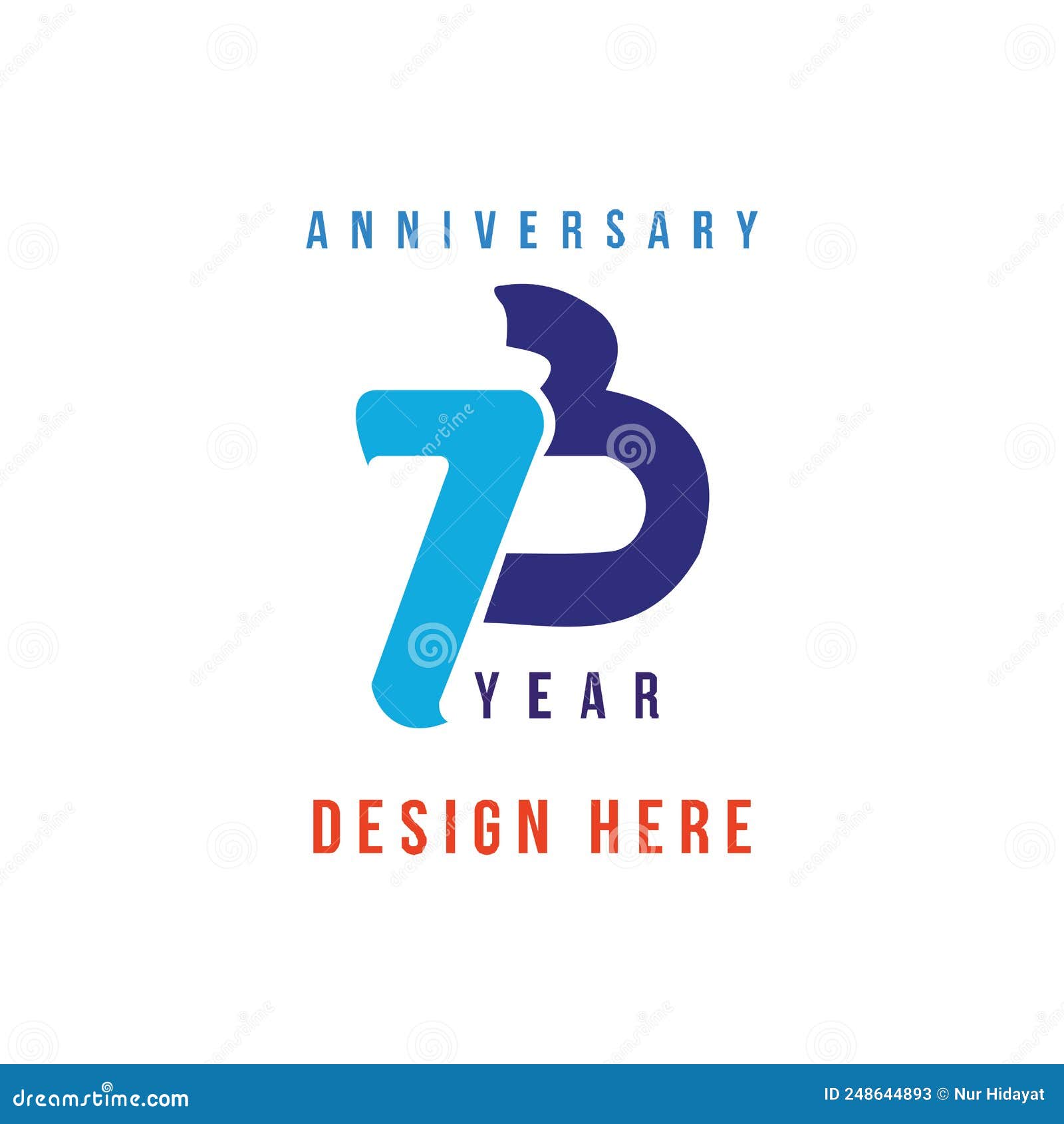 73 Number Arrangement Logo, Stock Illustration - Illustration of ...