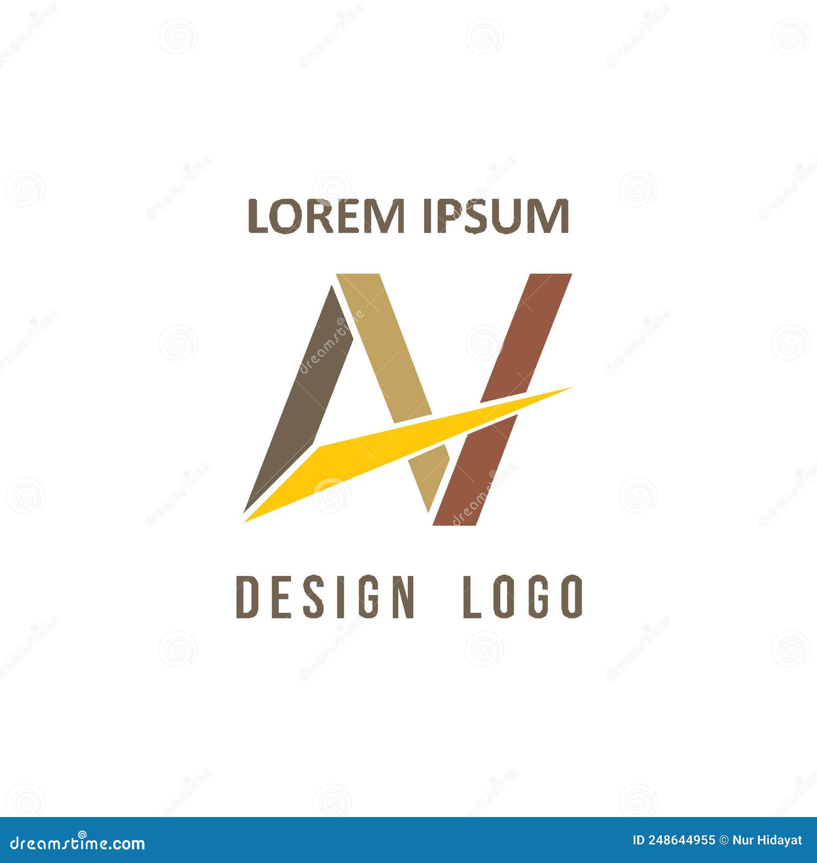 AV Font Arrangement is Simple, Stock Illustration - Illustration of ...