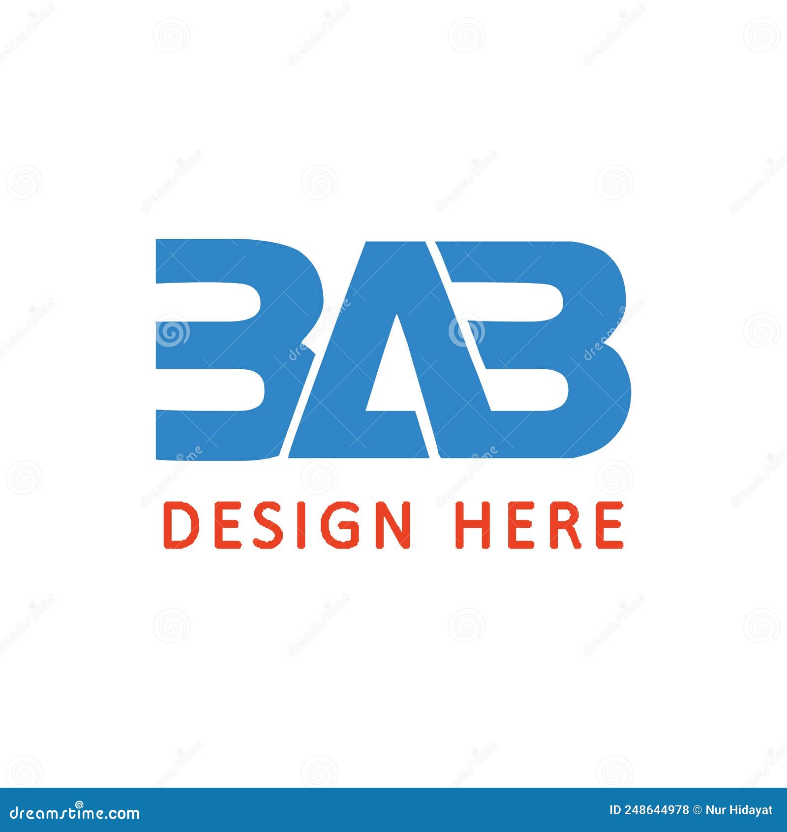BAB Font Arrangement is Simple, Stock Illustration - Illustration of ...