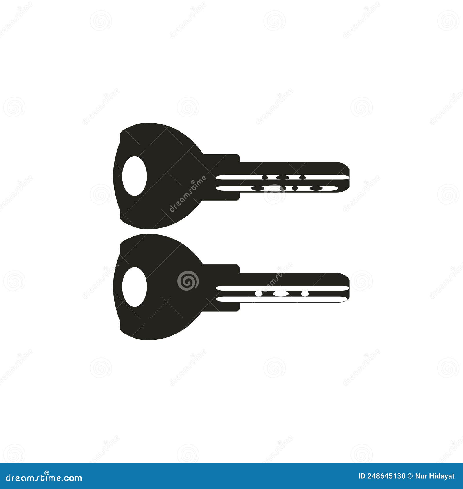 Simple key design logo stock illustration. Illustration of print ...
