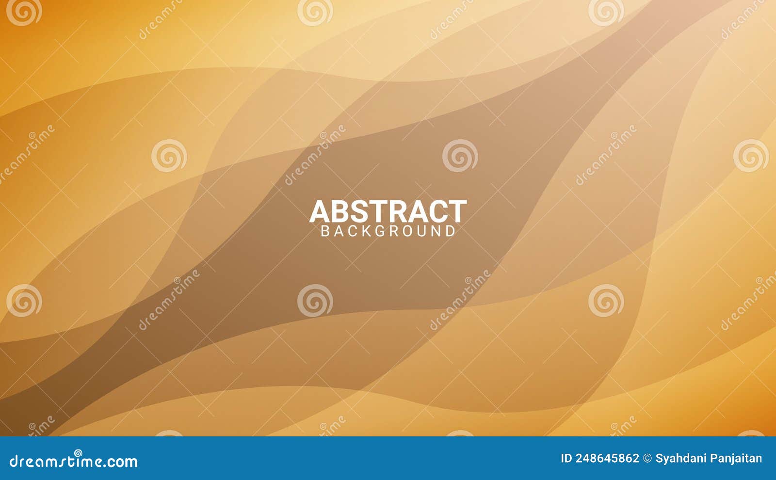 Brown Abstract Background with Dynamic Shape Composition Stock Vector ...
