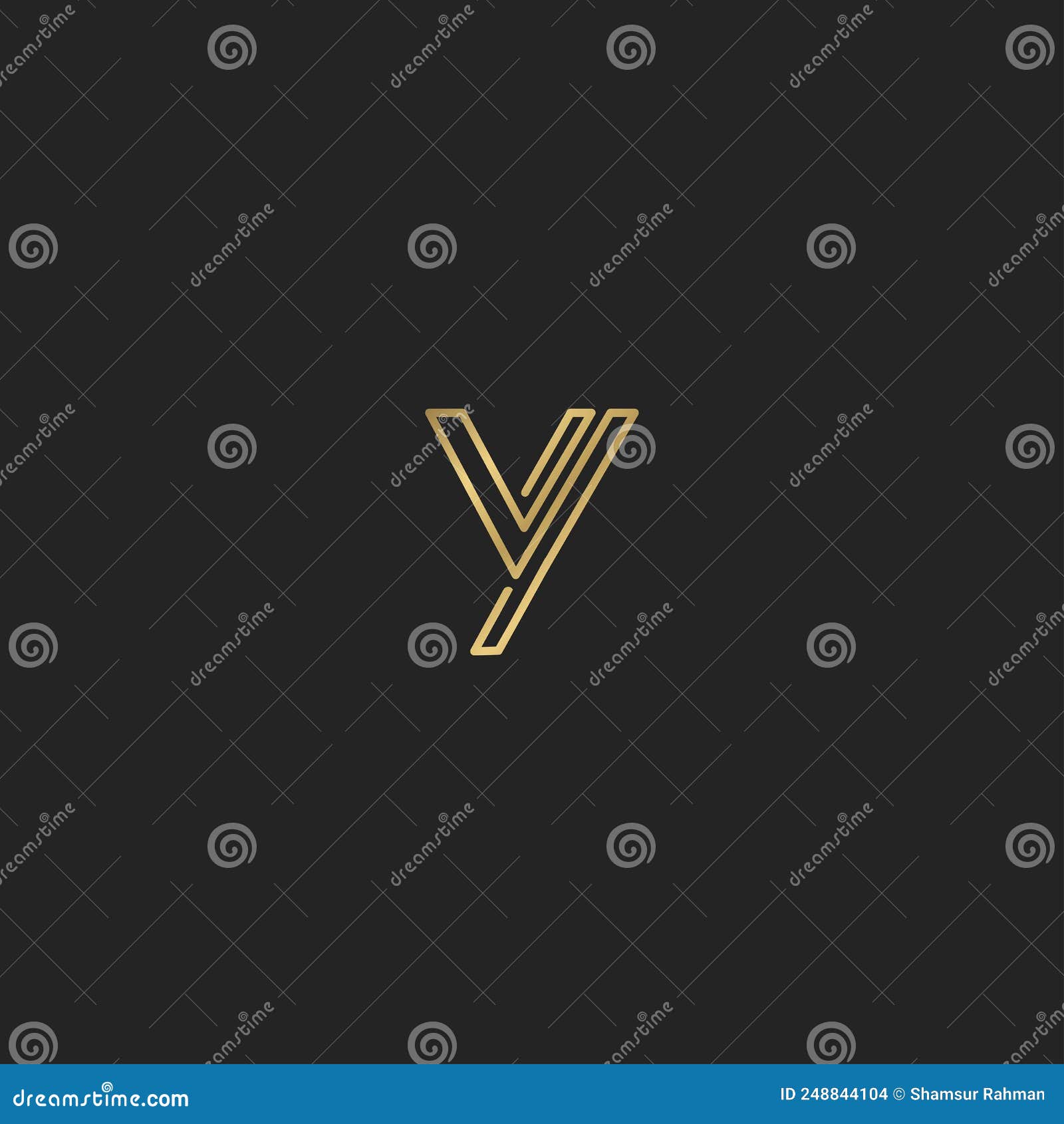 Alphabet Initials Logo VY, YV, V and Y Stock Vector - Illustration of ...