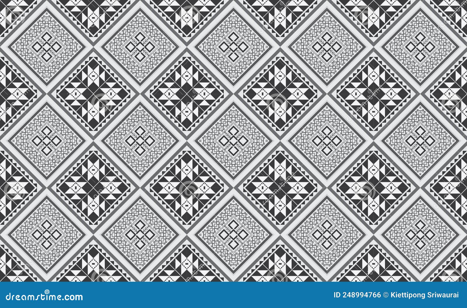 Geometric Ethnic Pattern Seamless Design for Background or Wallpaper ...