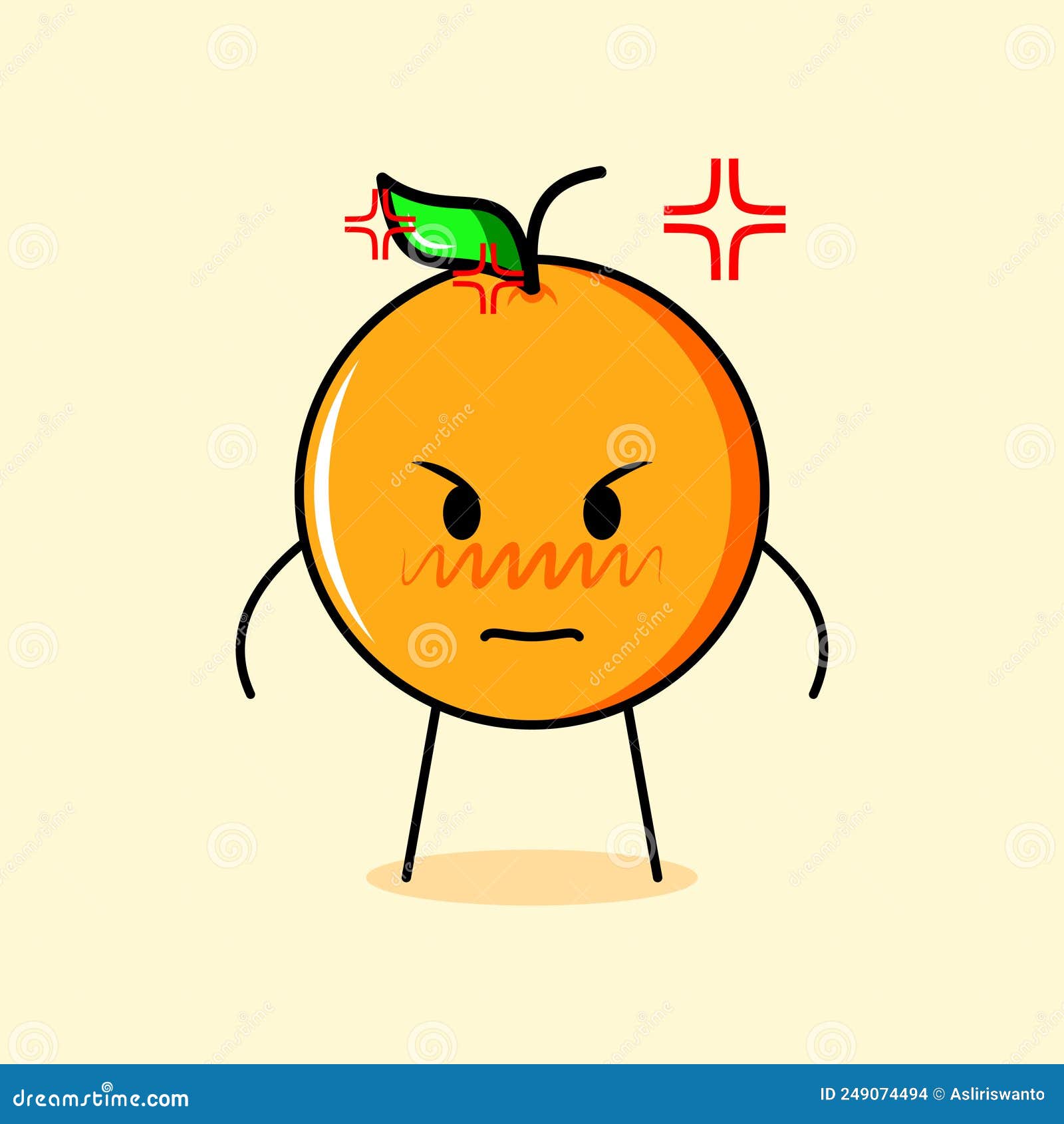 Angry Stare: A Minimalistic Illustration Of A Girl Confronting A ...