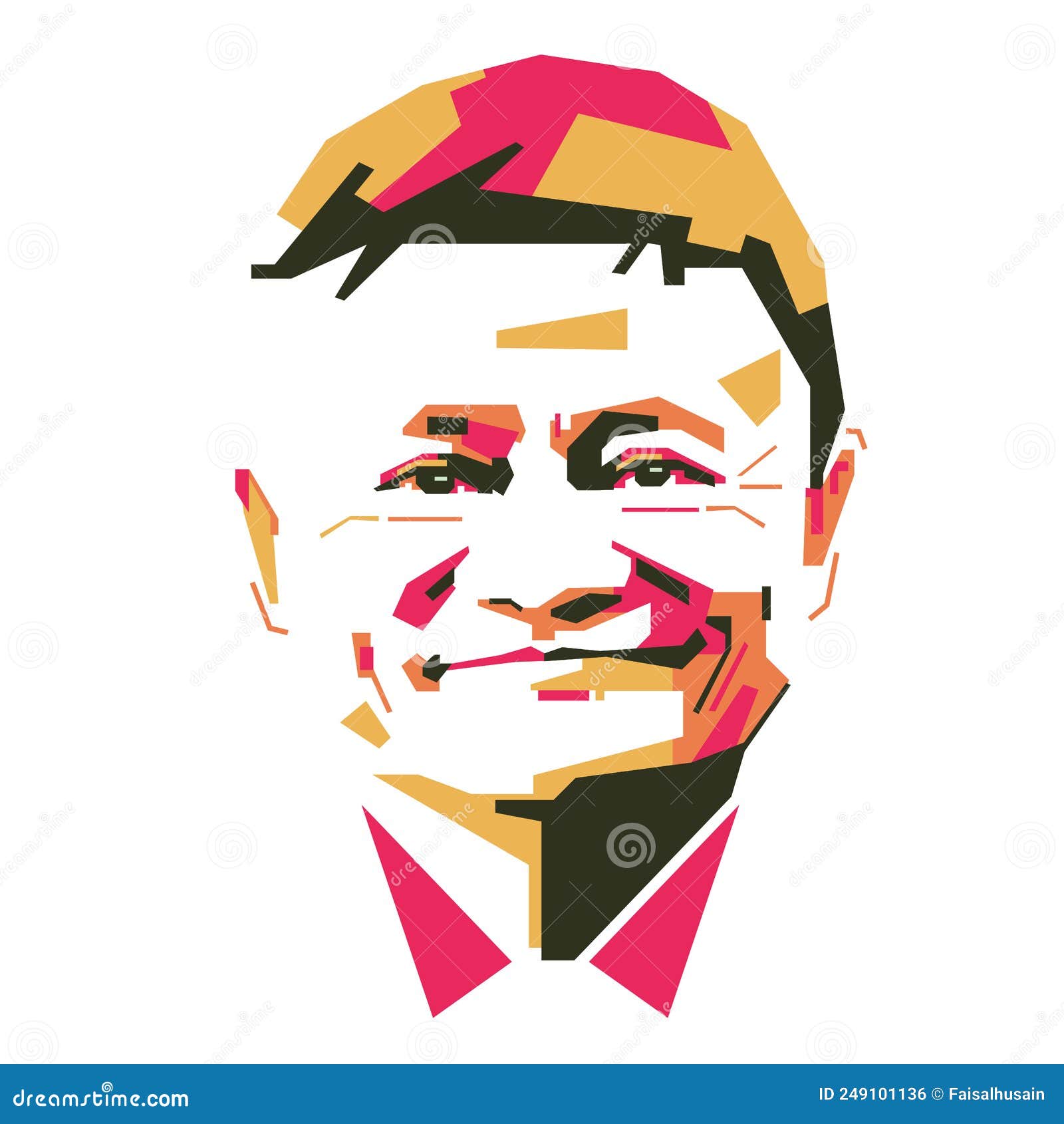 Jack Ma Simple Colour Vector Editorial Photo - Illustration of company ...