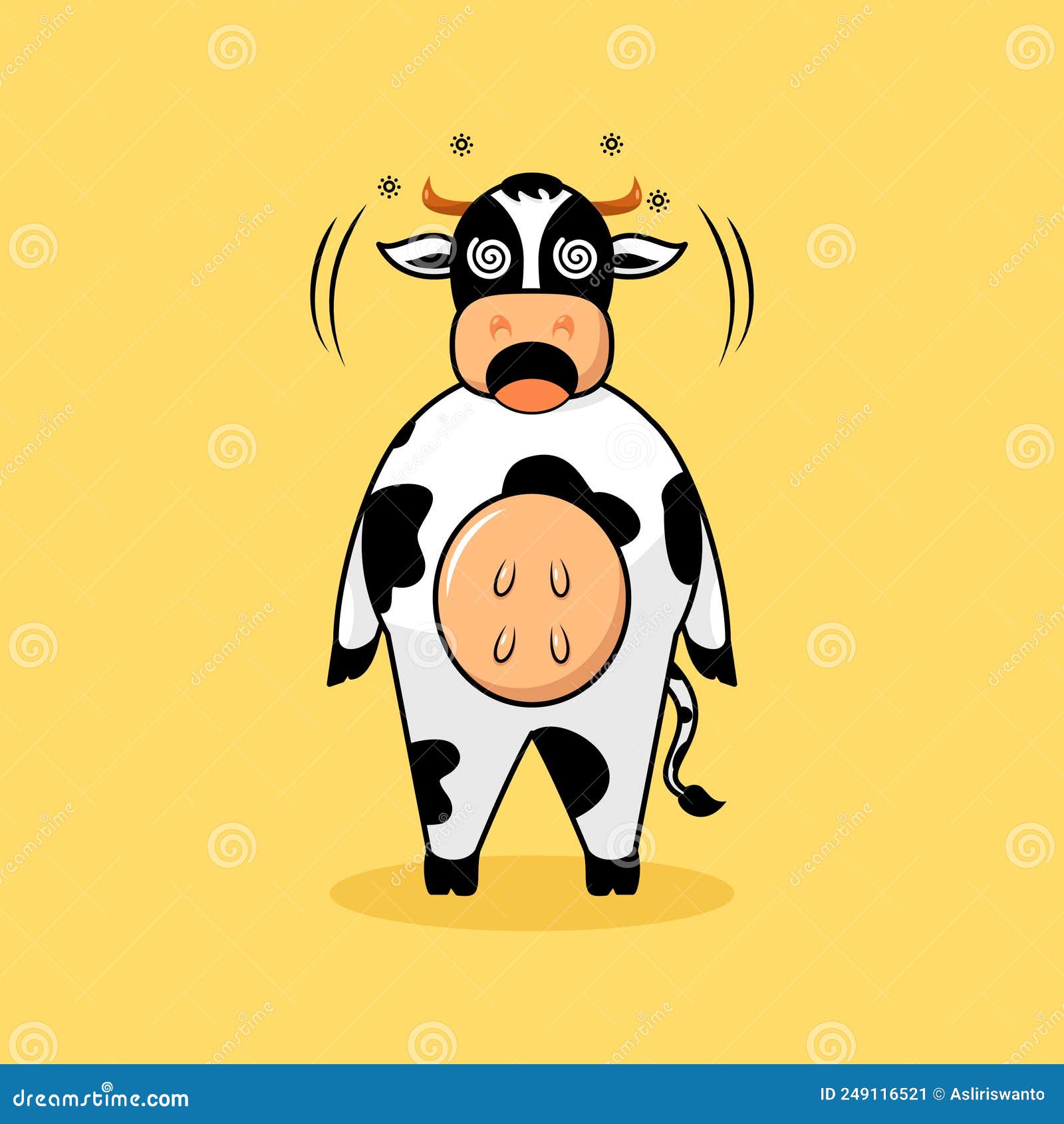 Dizzy Expression From Red Eyes Demon And Devil Series Vector ...