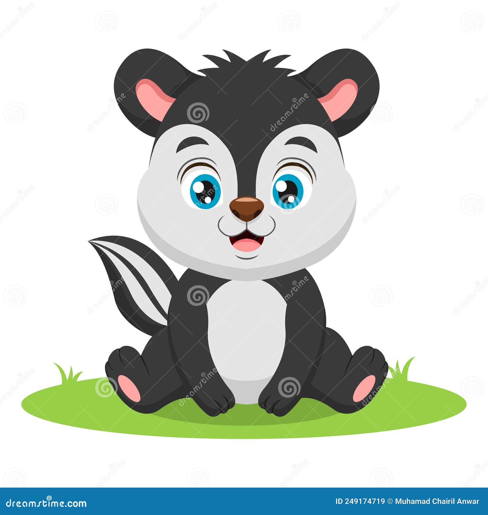 Baby Skunk Cartoon Royalty-Free Stock Photography | CartoonDealer.com ...